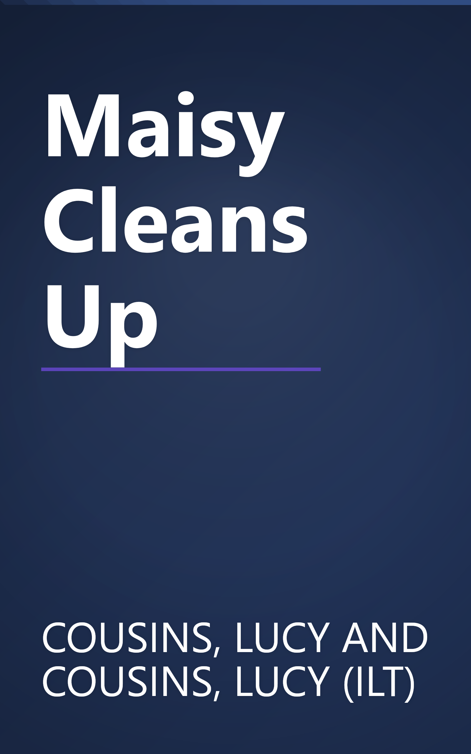 Maisy Cleans Up book cover