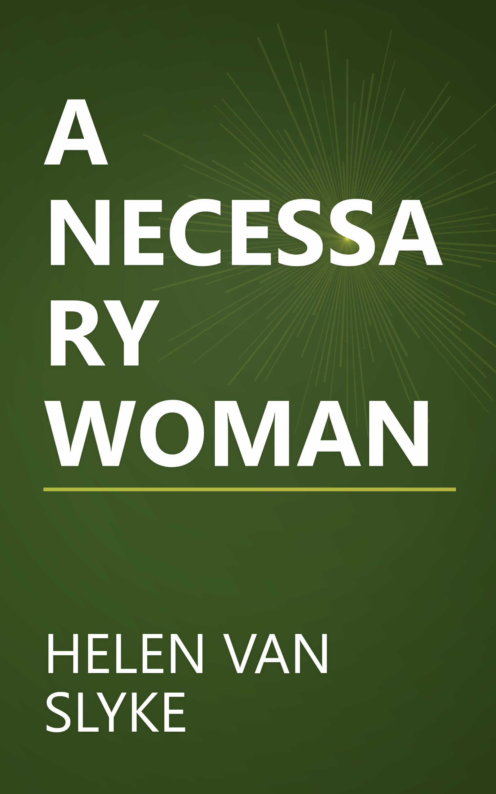 A NECESSARY WOMAN book cover