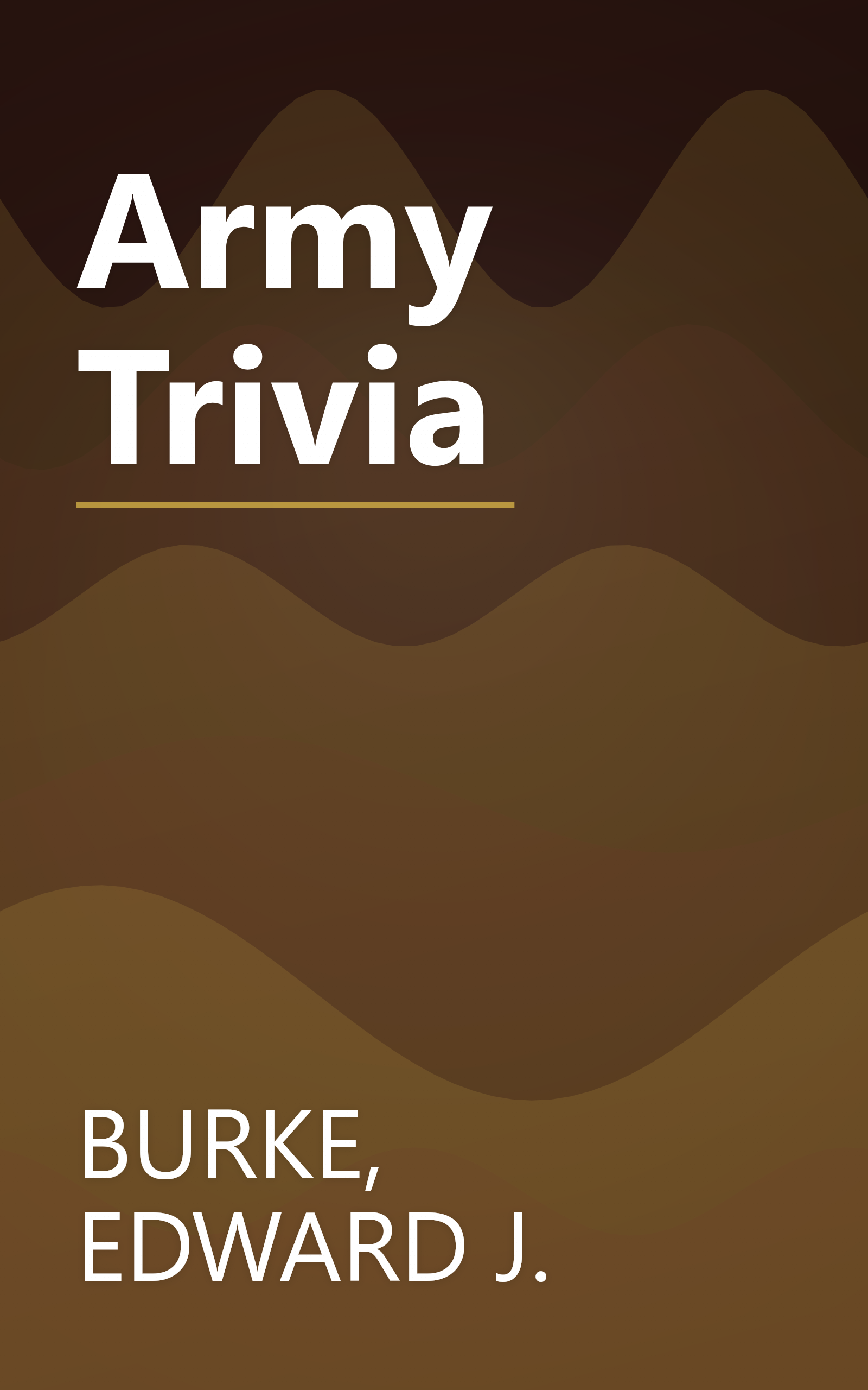 Army Trivia book cover