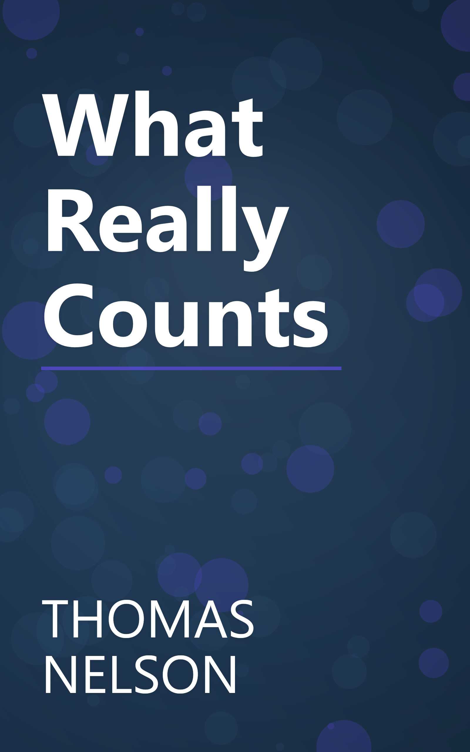 What Really Counts book cover