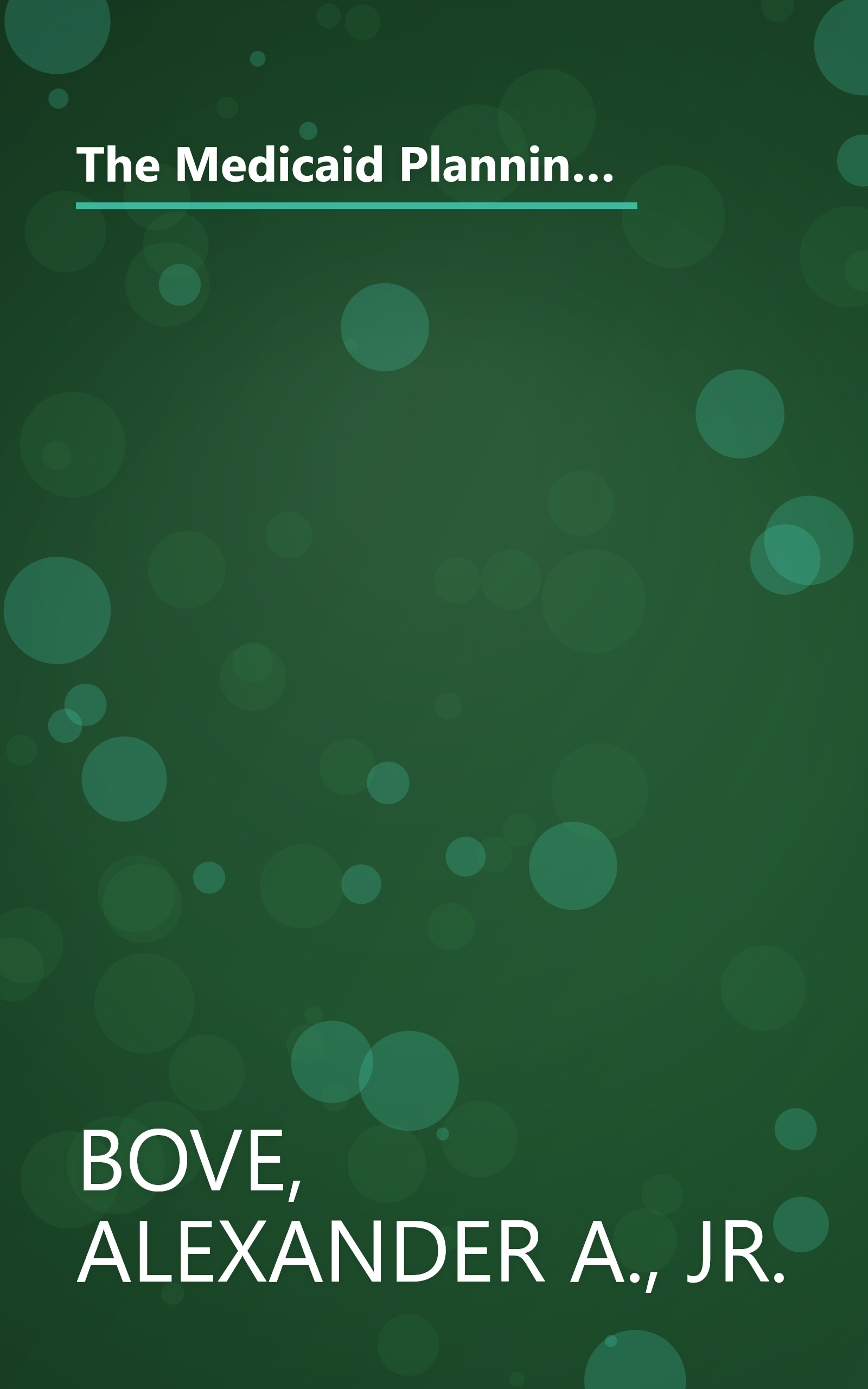 The Medicaid Planning Handbook: A Guide to Protecting Your Family's Assets From Catastrophic Nursing Home Costs book cover