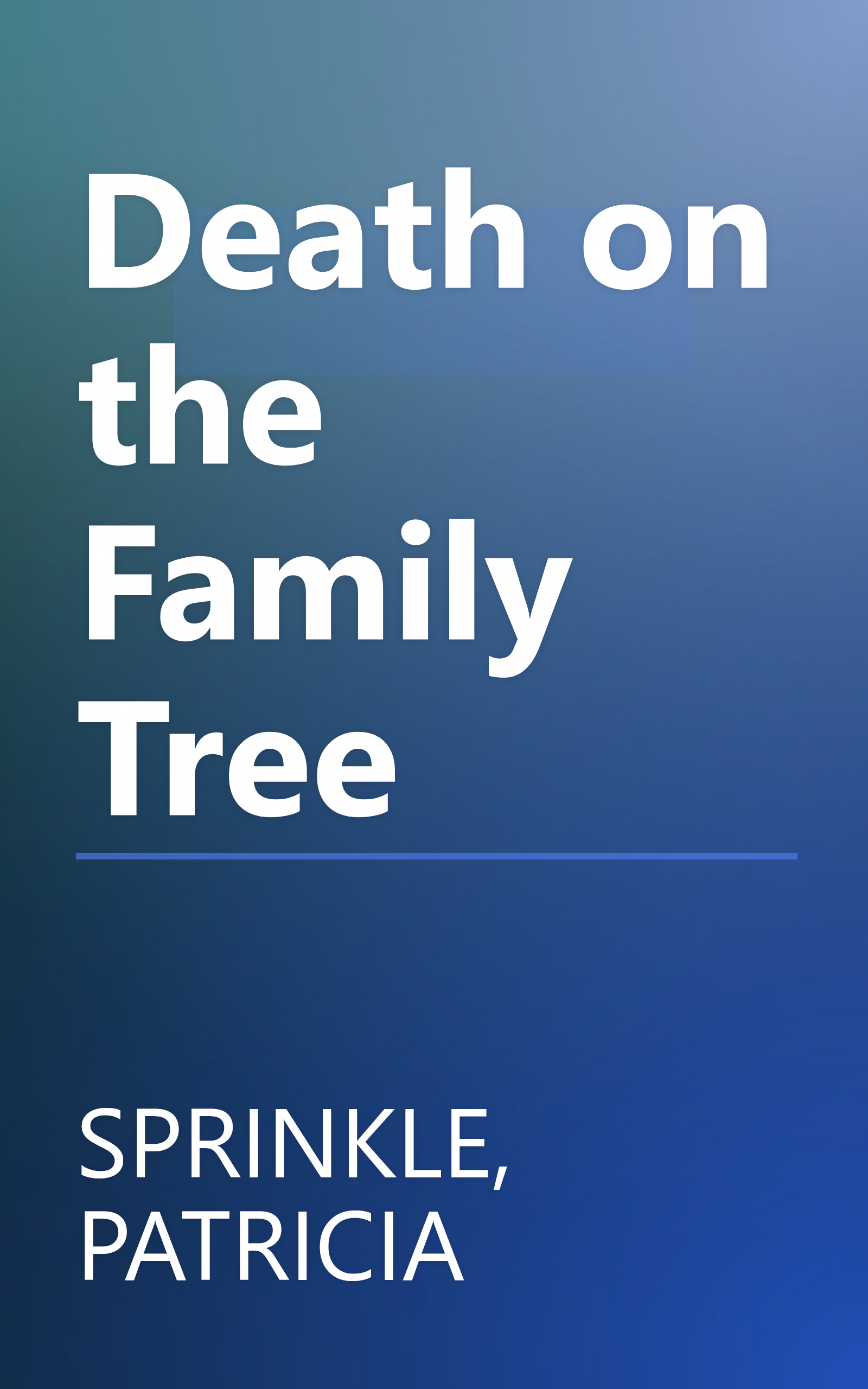 Death on the Family Tree book cover