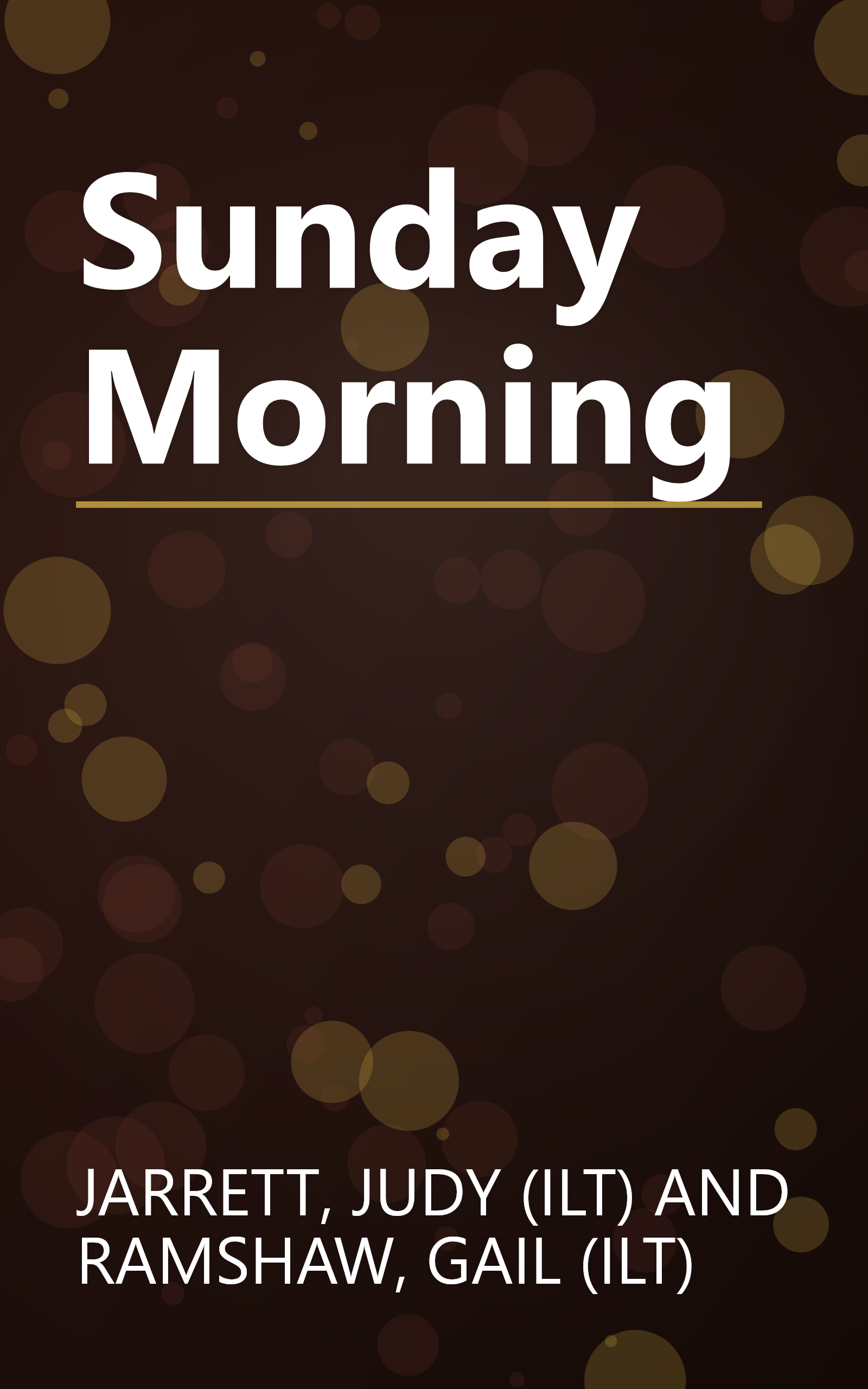 Sunday Morning book cover