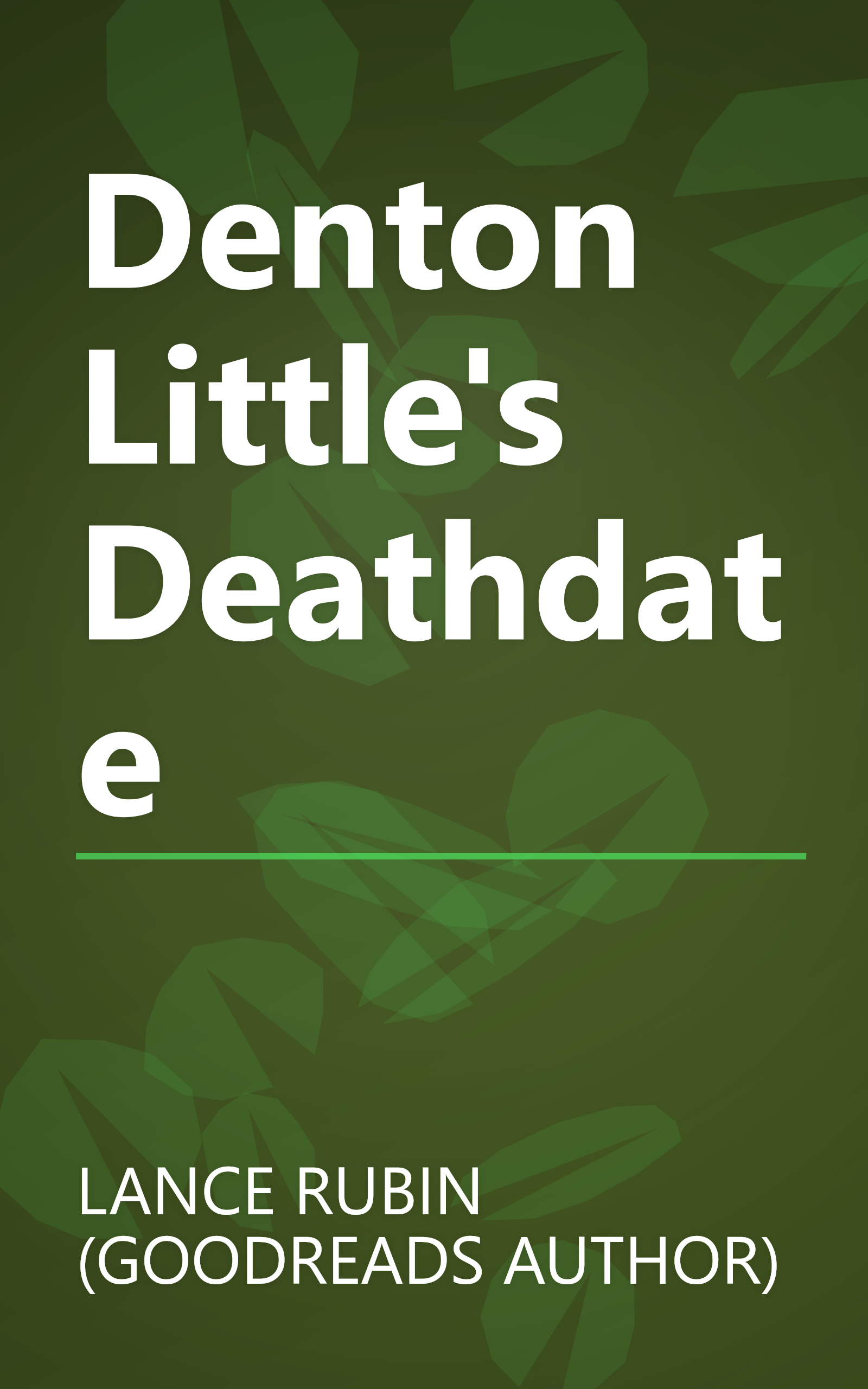 Denton Little's Deathdate book cover