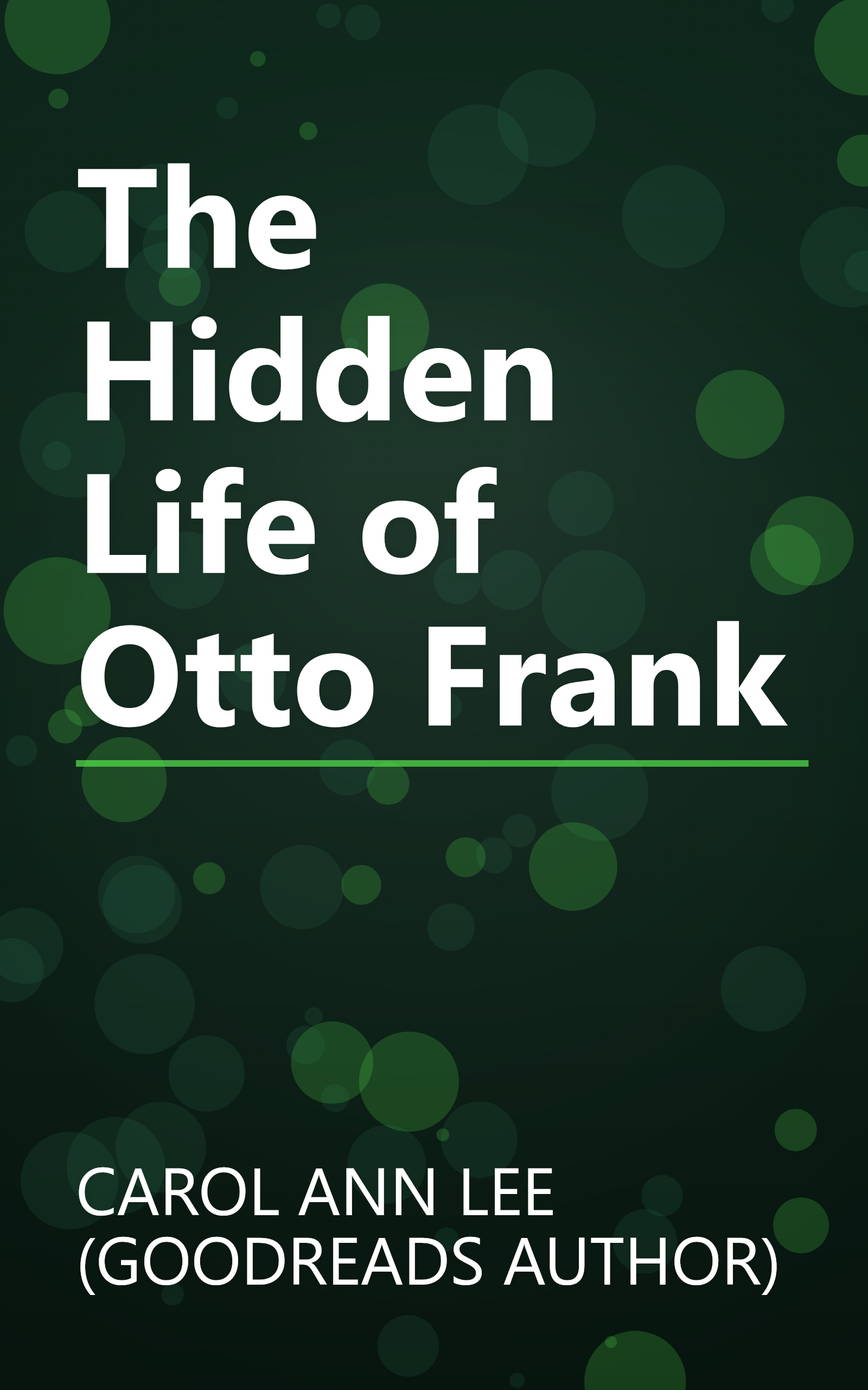 The Hidden Life of Otto Frank book cover