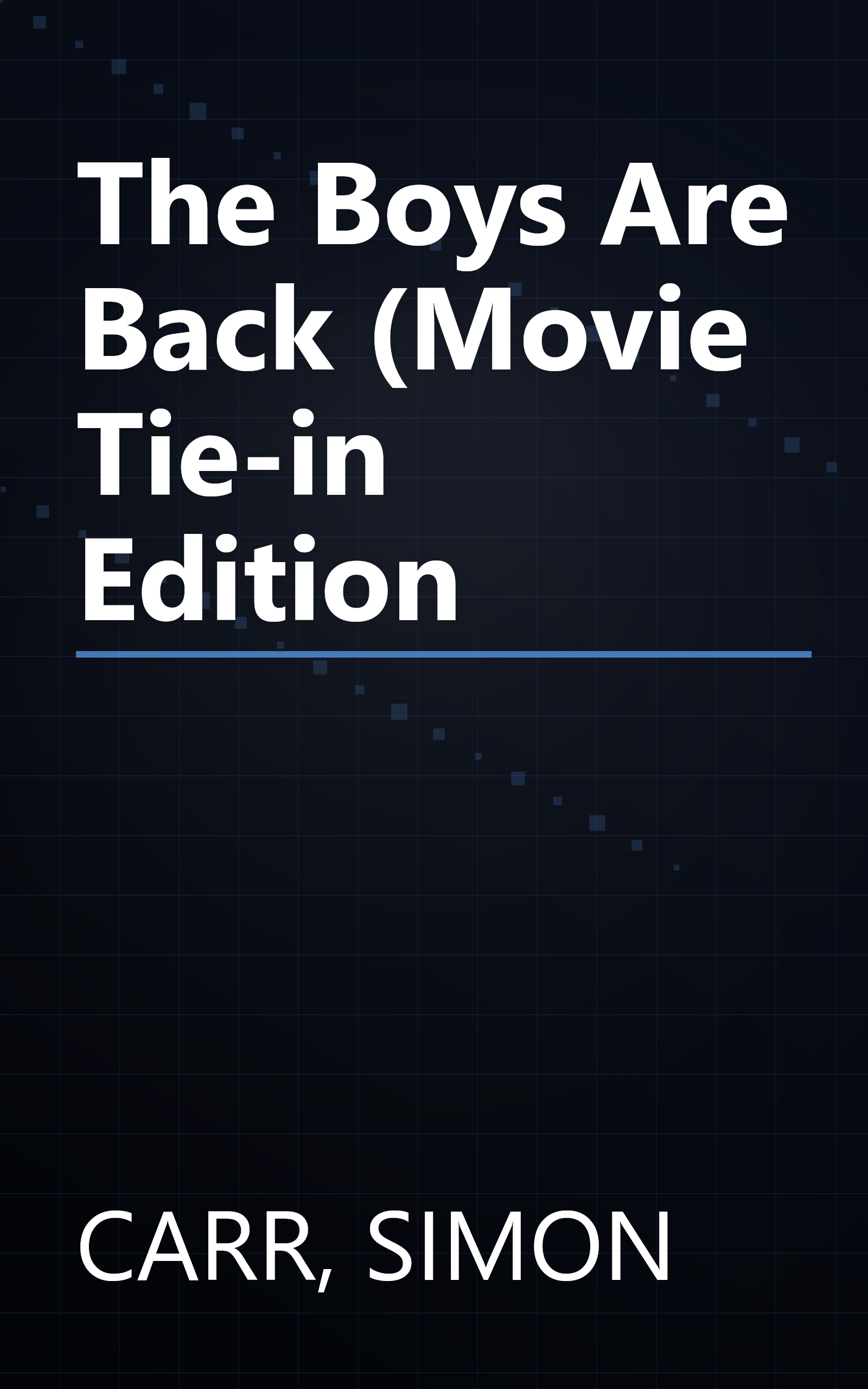 The Boys Are Back (Movie Tie-in Edition book cover