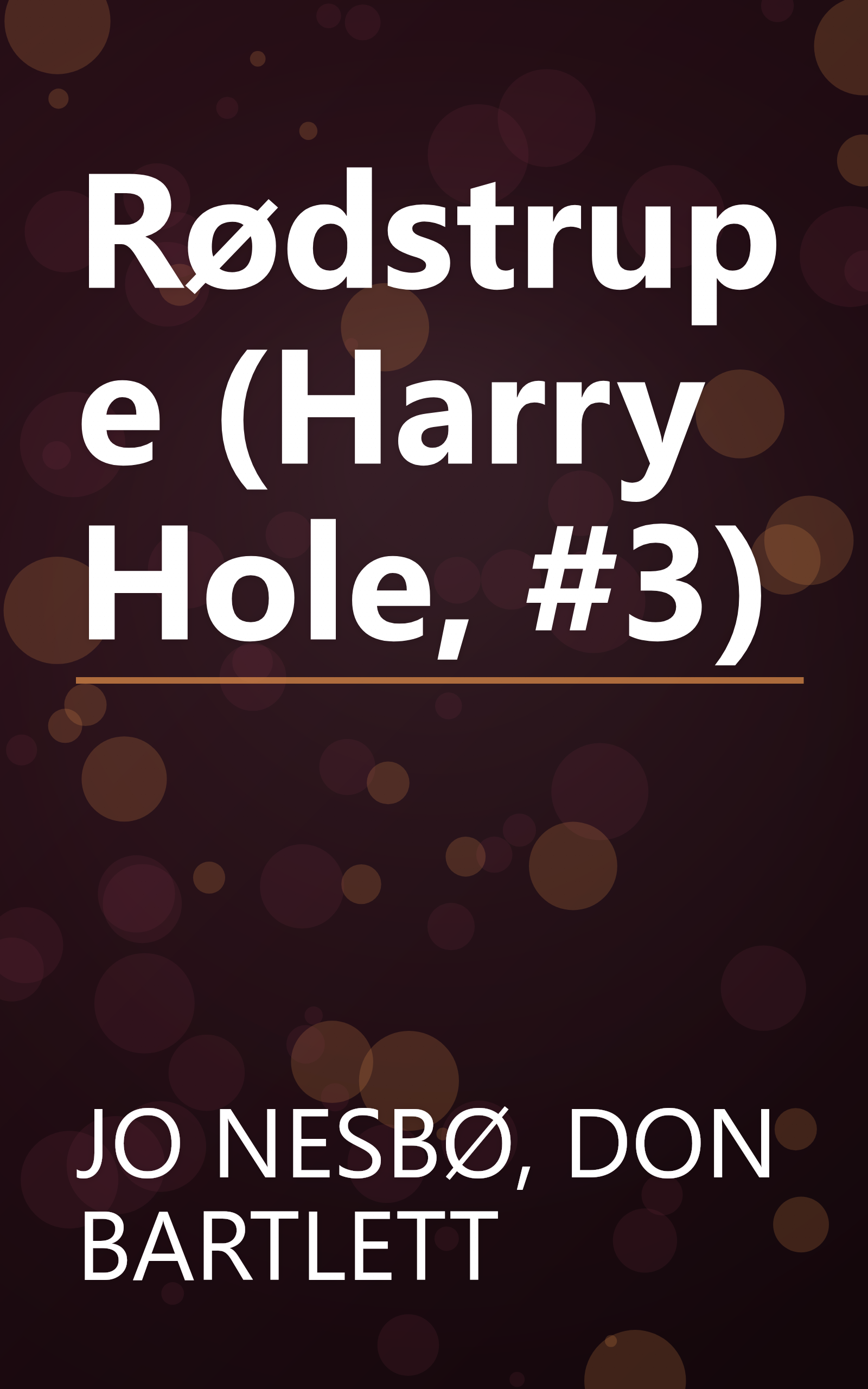 Rødstrupe (Harry Hole, #3) book cover