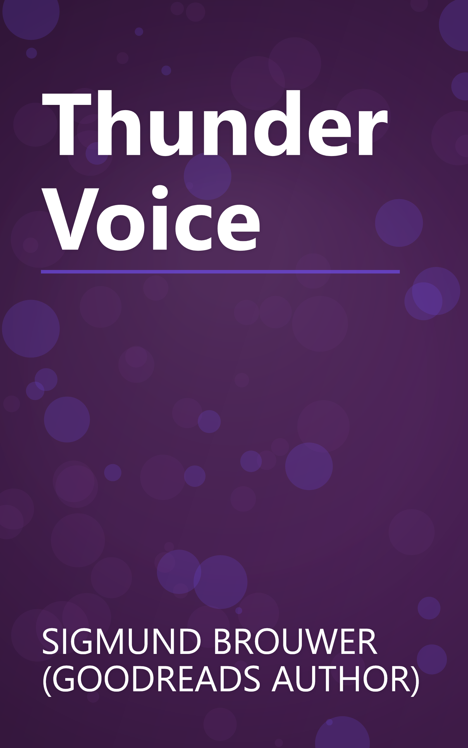 Thunder Voice book cover