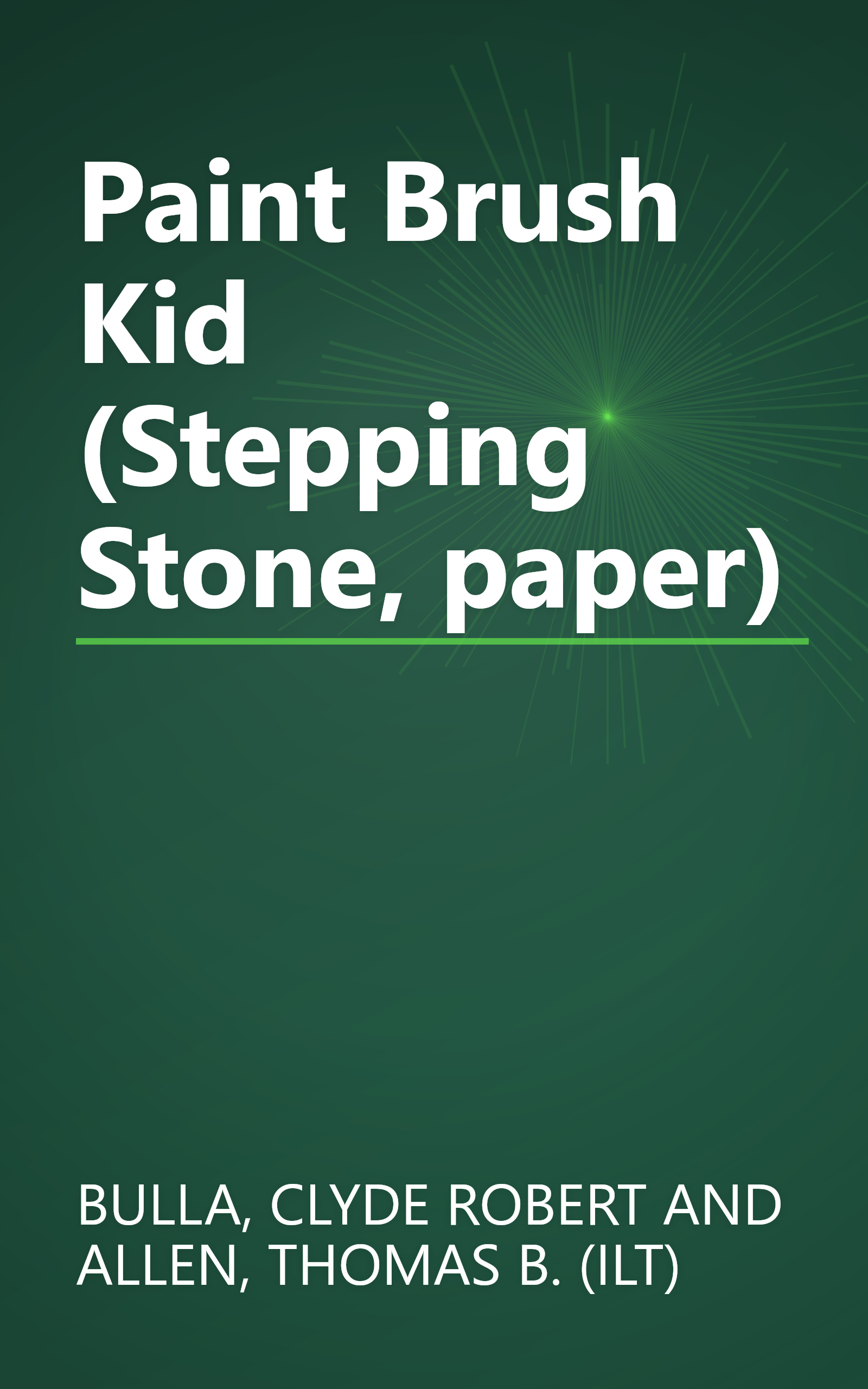 Paint Brush Kid (Stepping Stone, paper) book cover