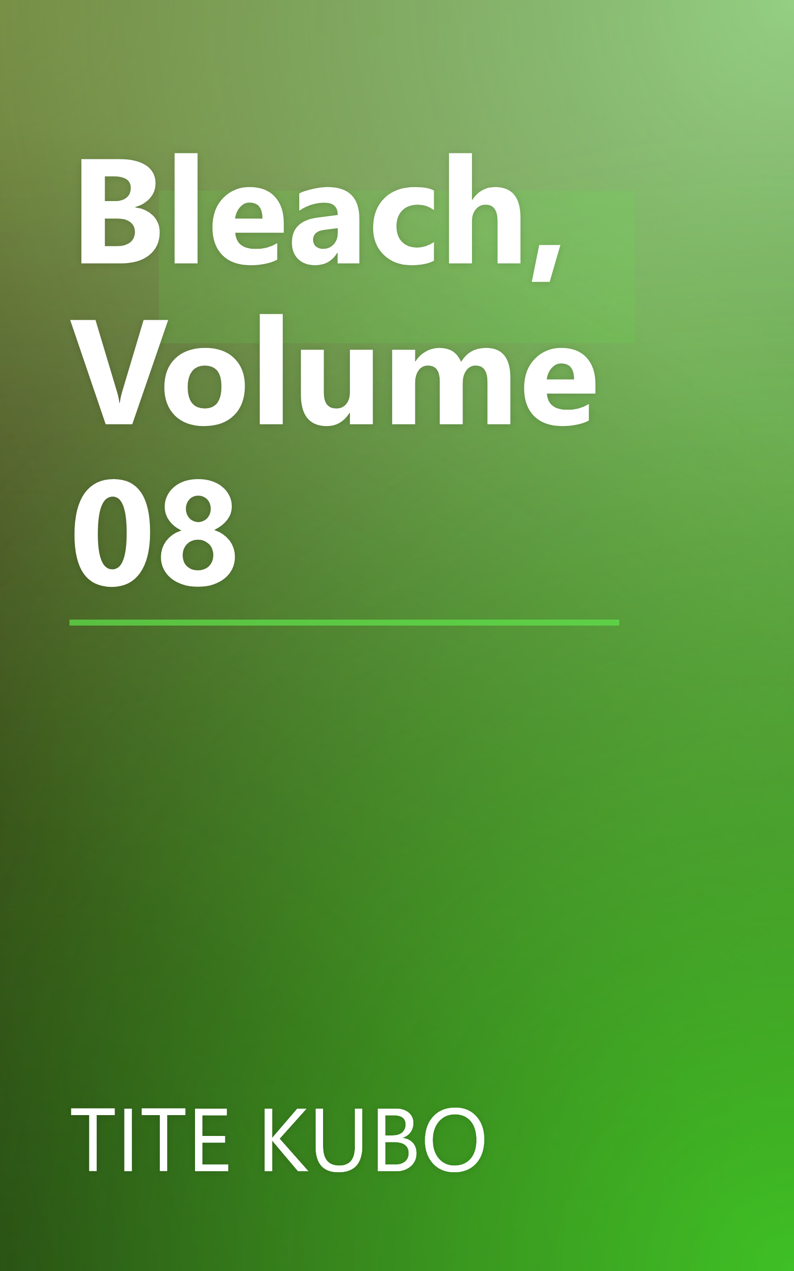 Bleach, Volume 08 book cover