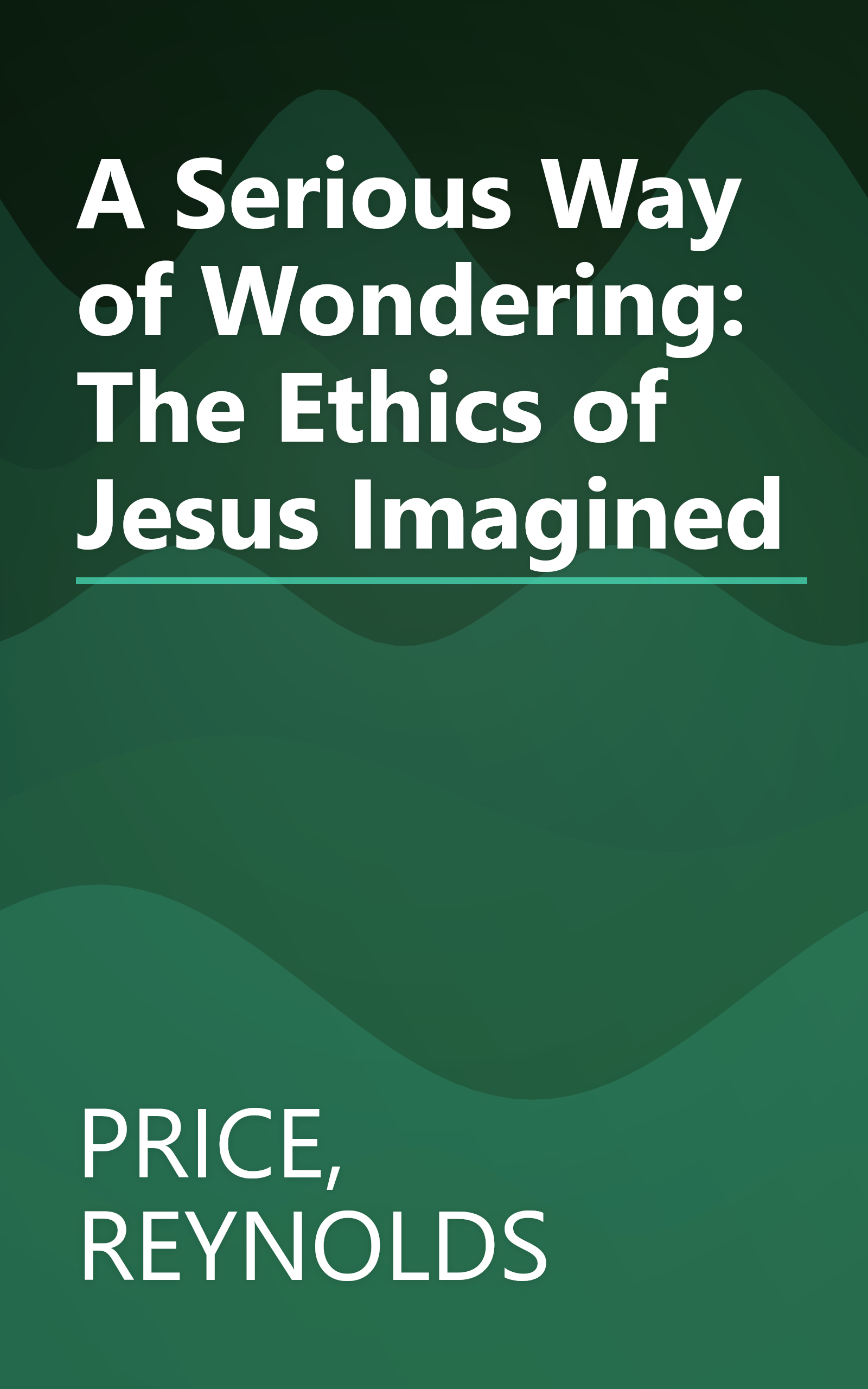 A Serious Way of Wondering: The Ethics of Jesus Imagined book cover