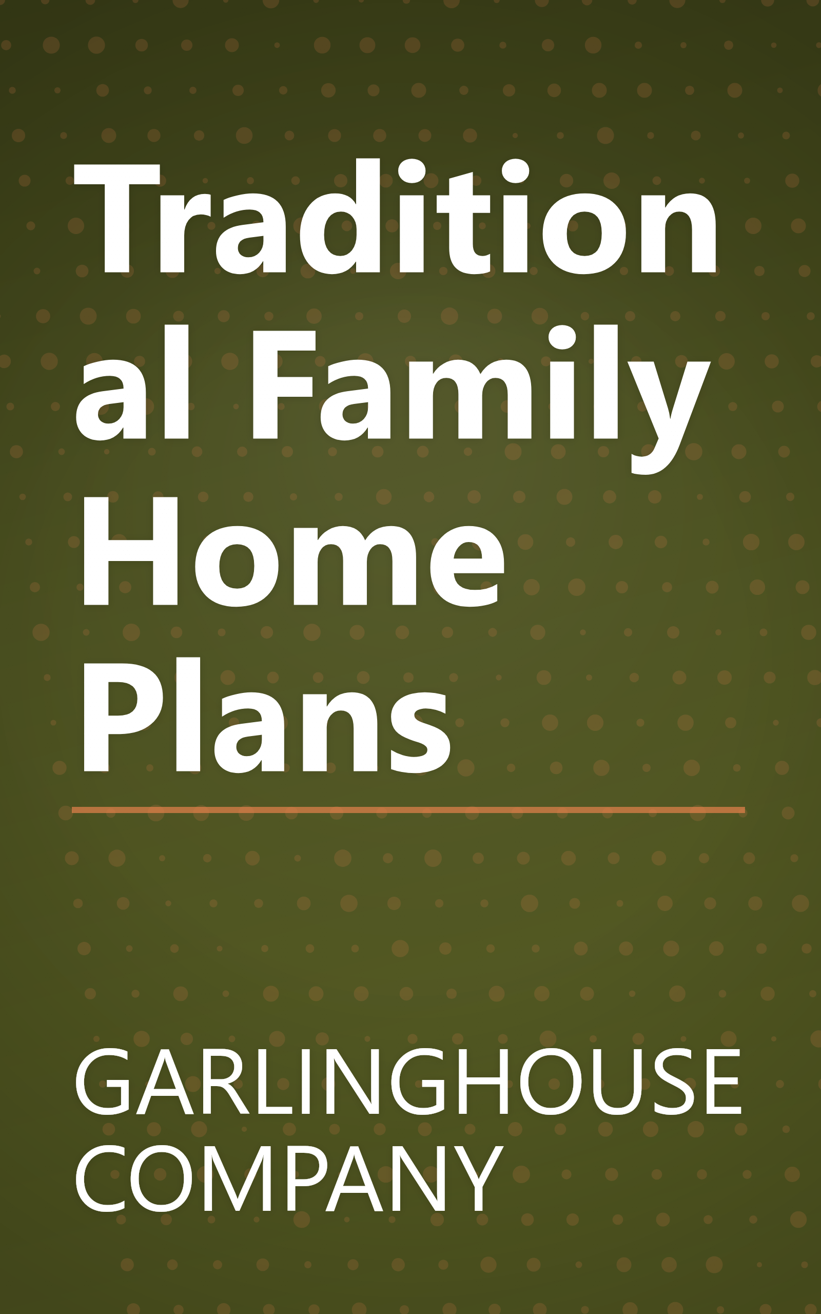 Traditional Family Home Plans book cover