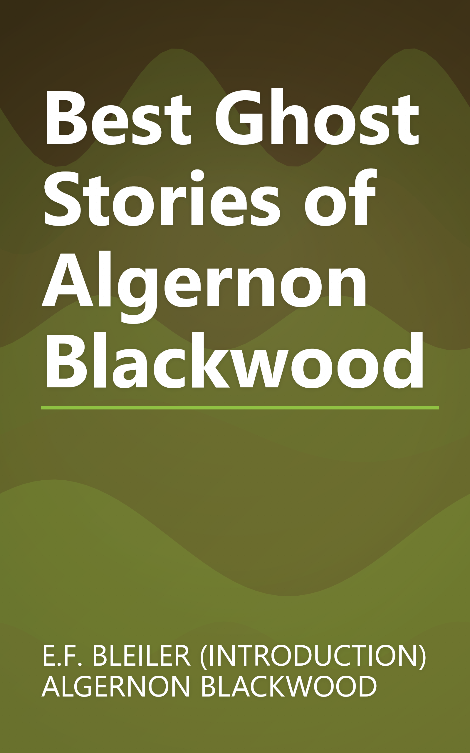 Best Ghost Stories of Algernon Blackwood book cover