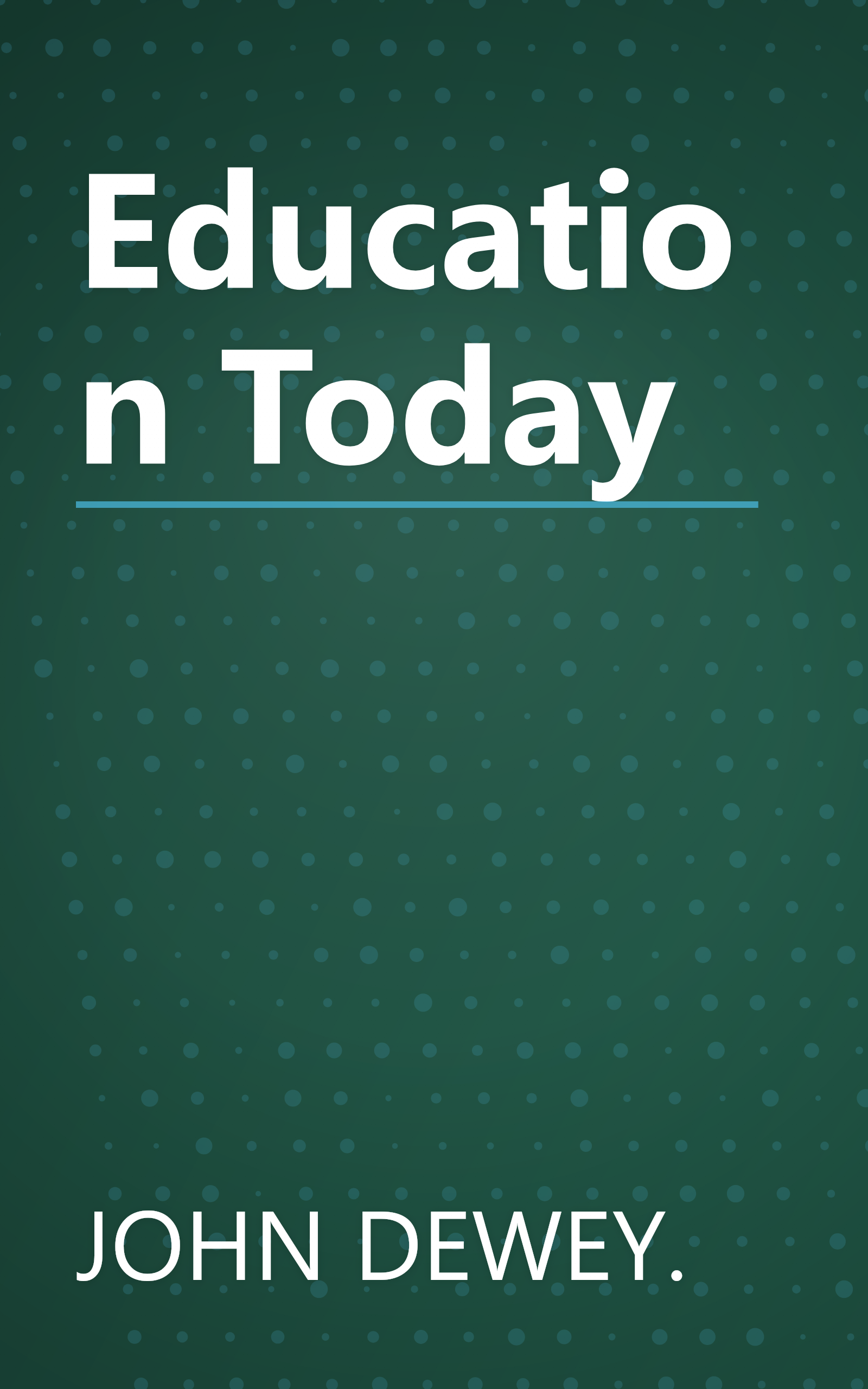 Education Today book cover