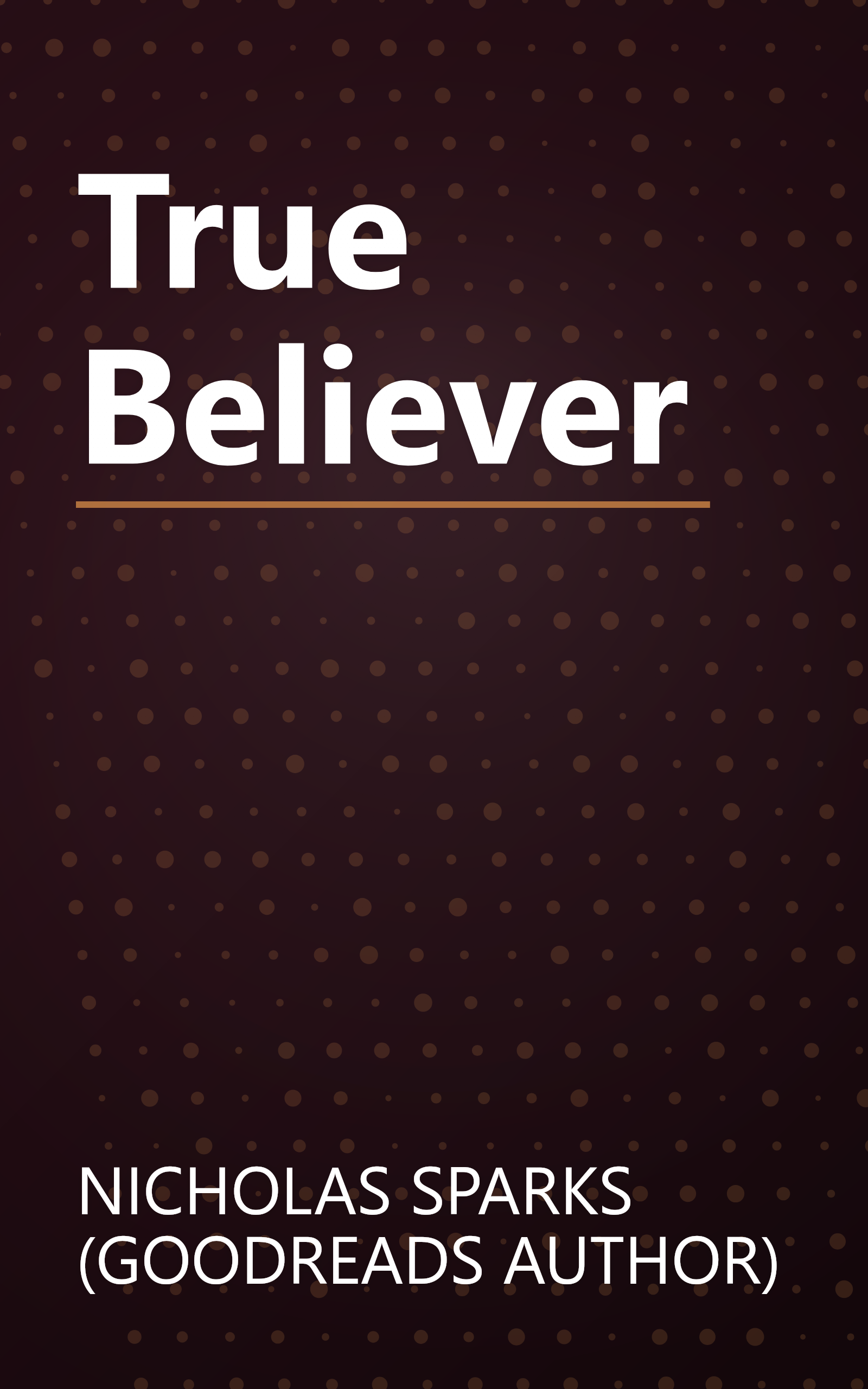 True Believer book cover