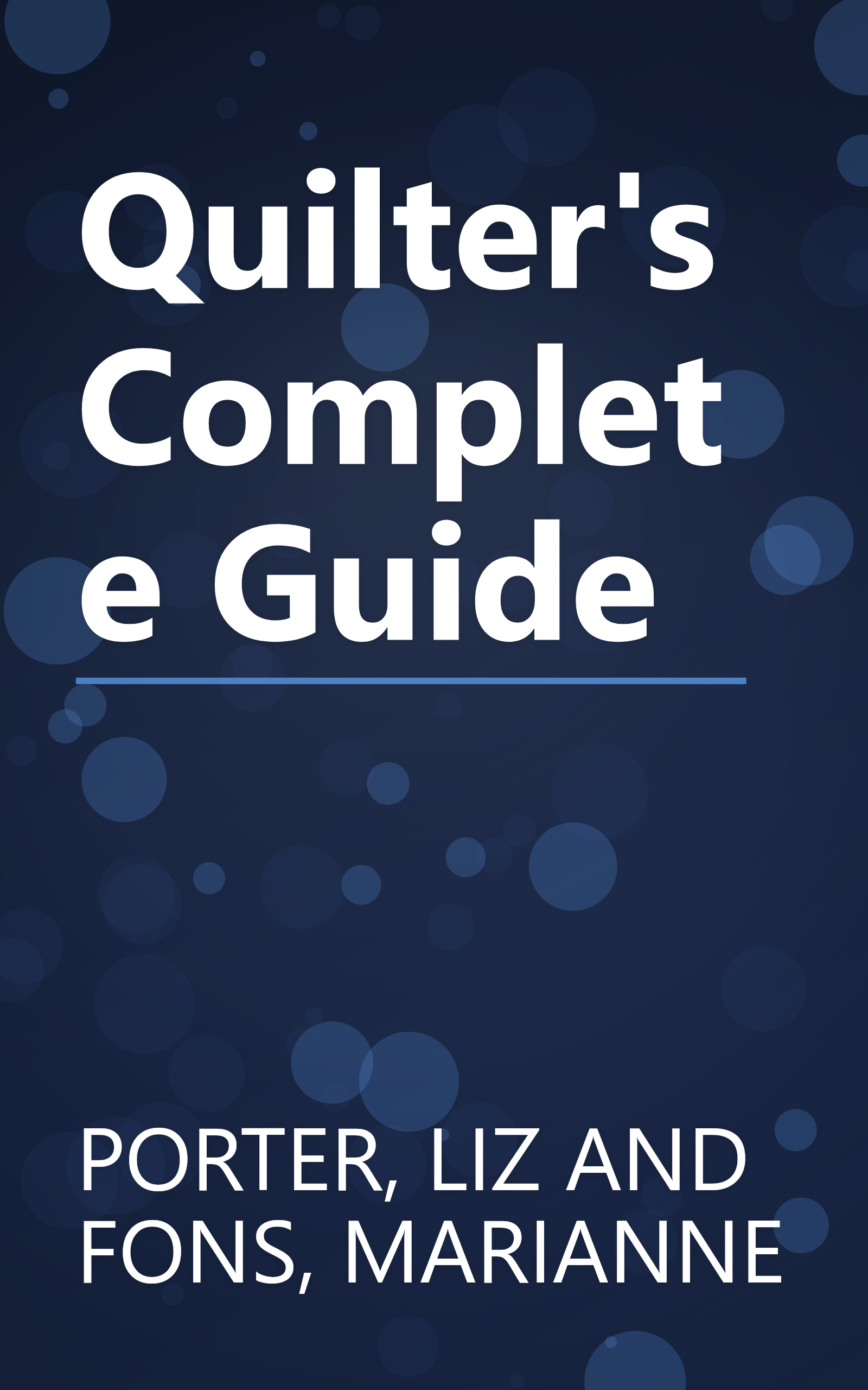 Quilter's Complete Guide book cover