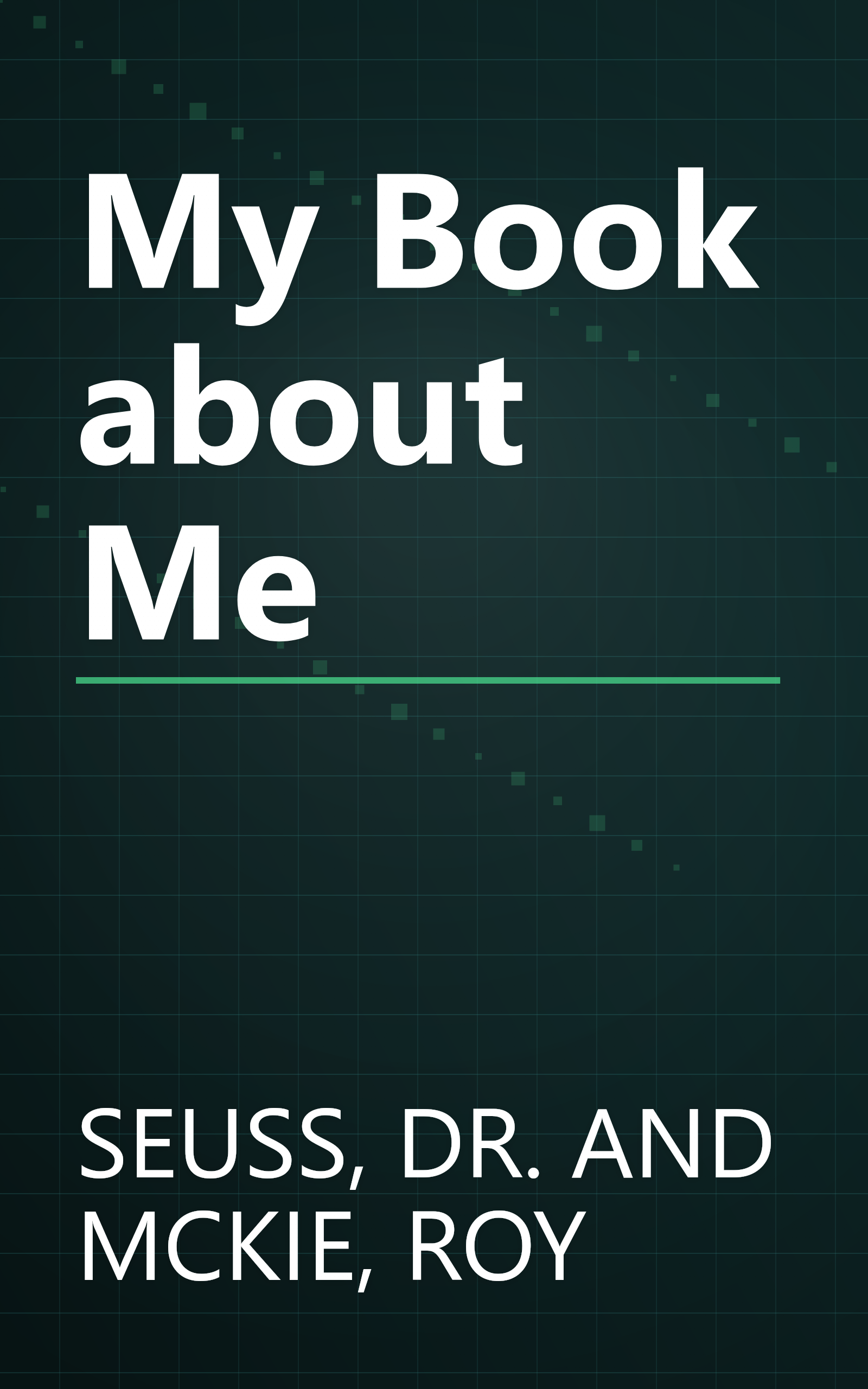 My Book about Me book cover