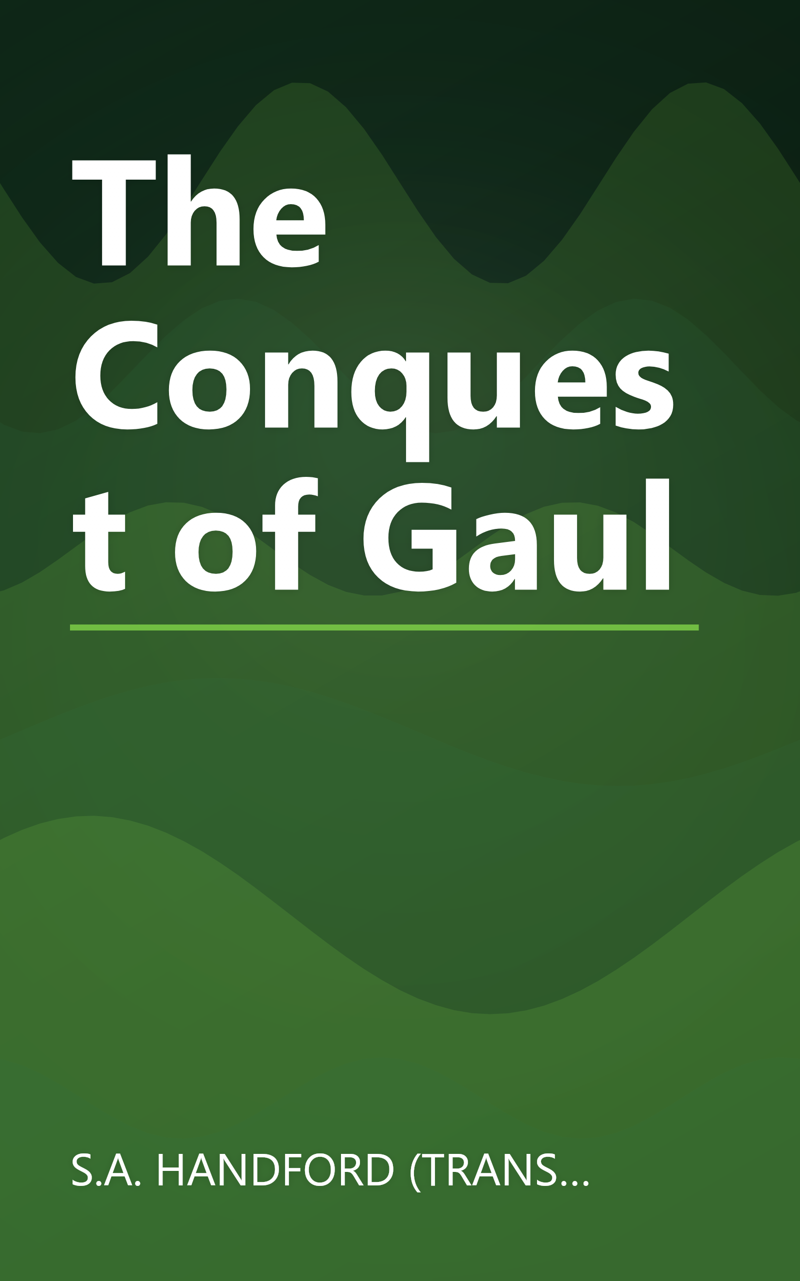 The Conquest of Gaul book cover