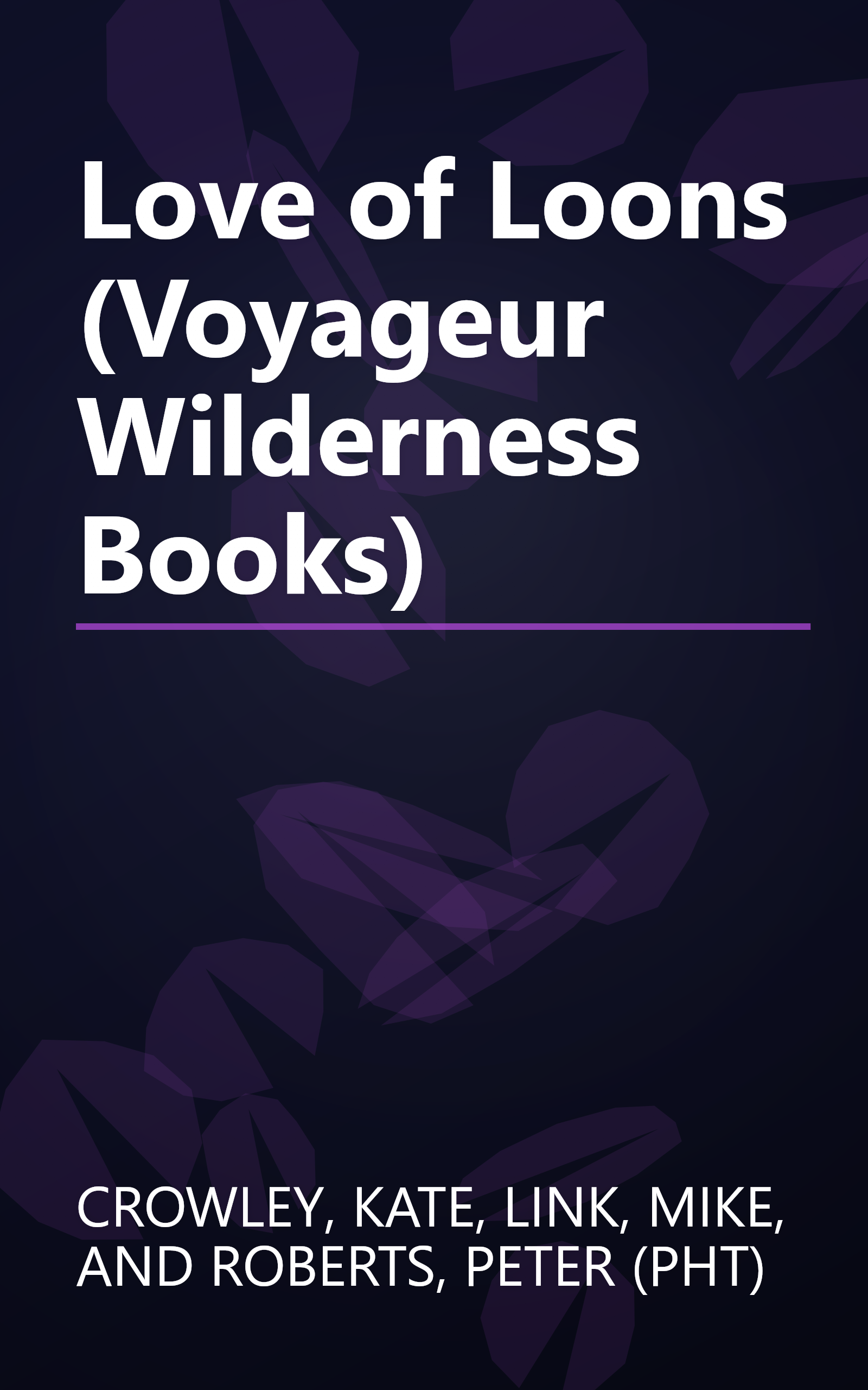 Love of Loons (Voyageur Wilderness Books) book cover