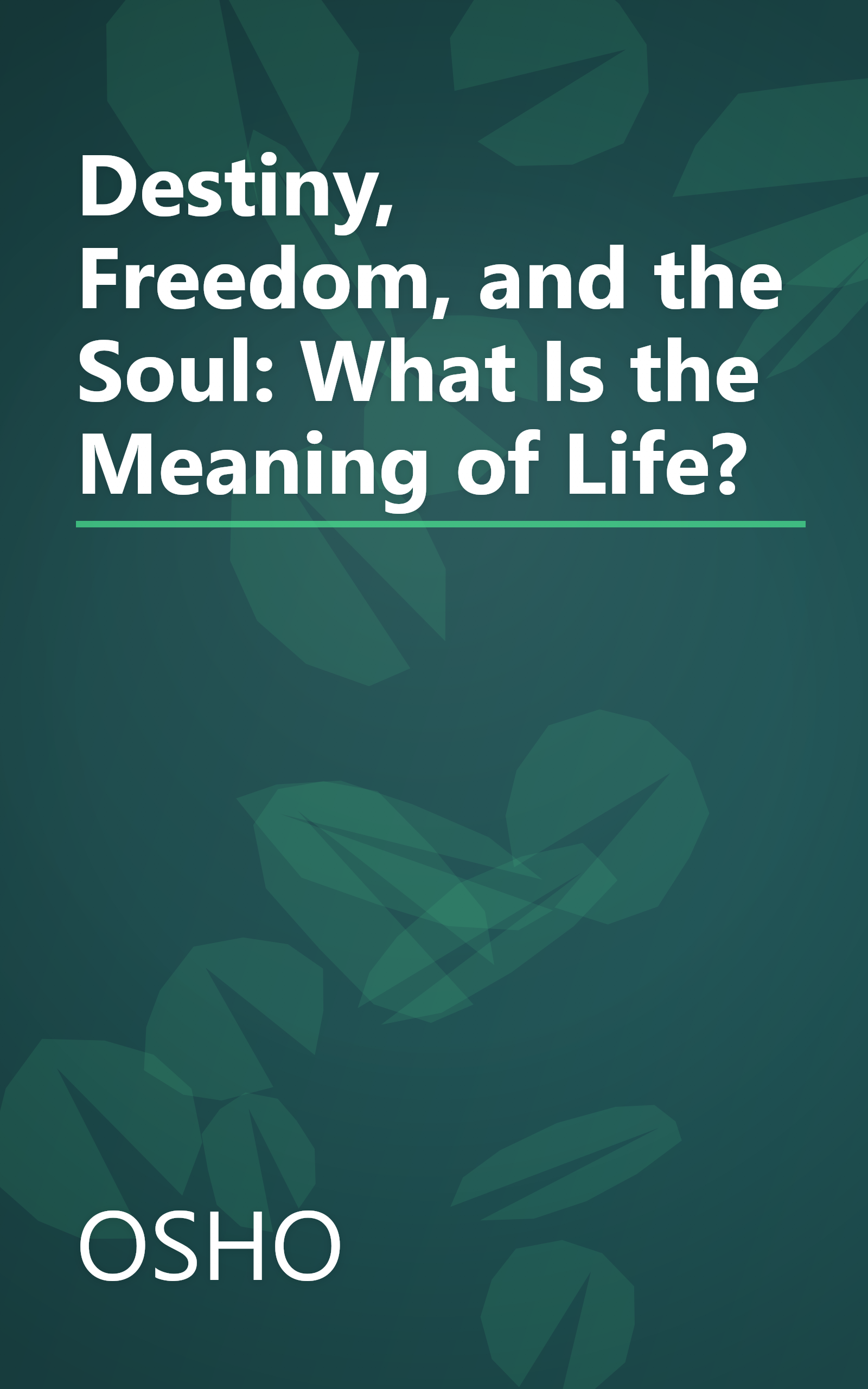 Destiny, Freedom, and the Soul: What Is the Meaning of Life? book cover
