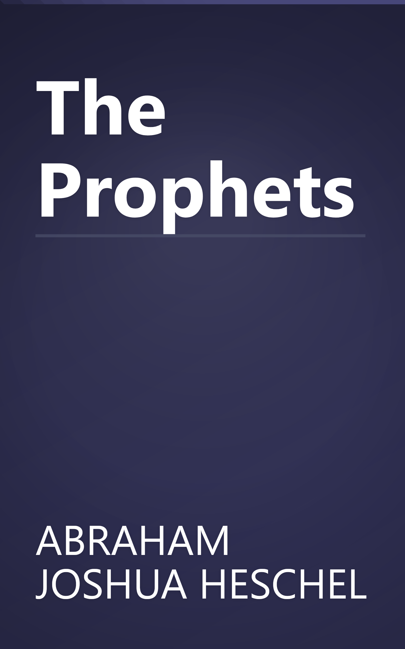The Prophets book cover