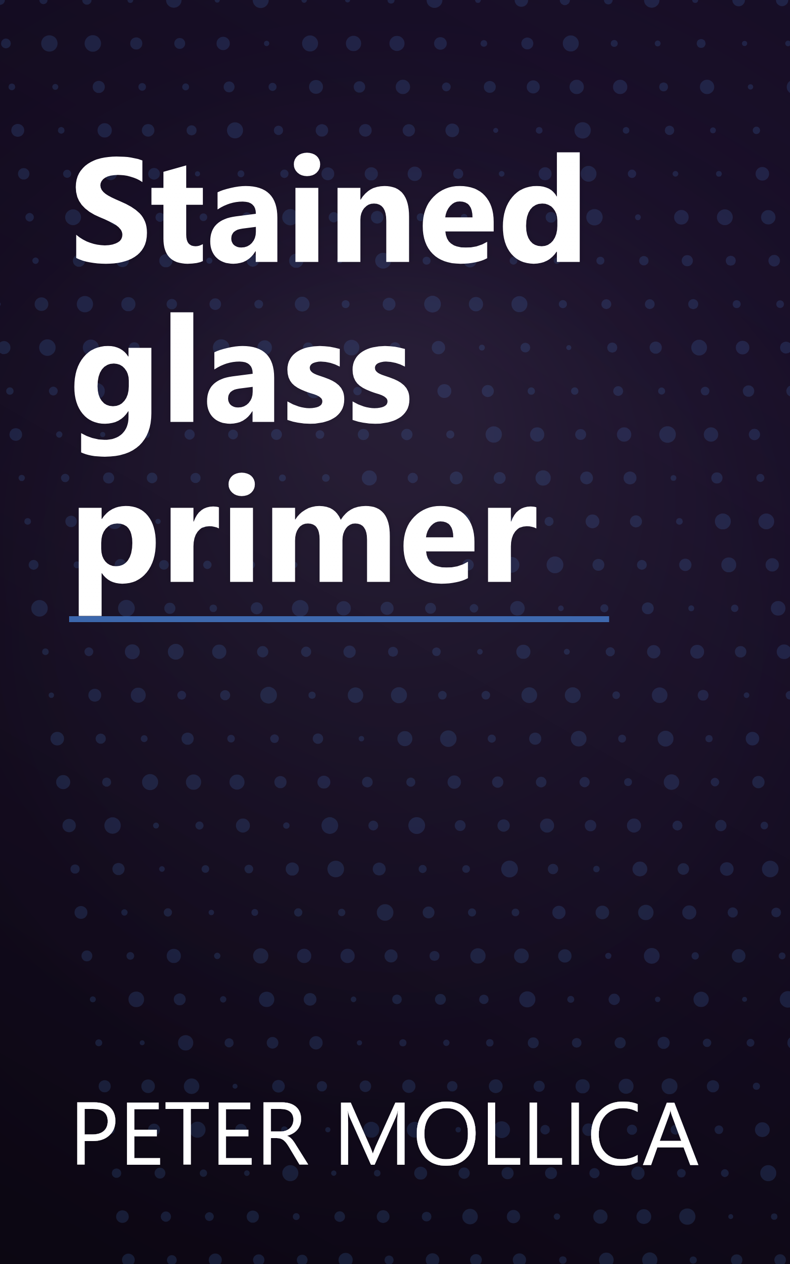 Stained glass primer book cover