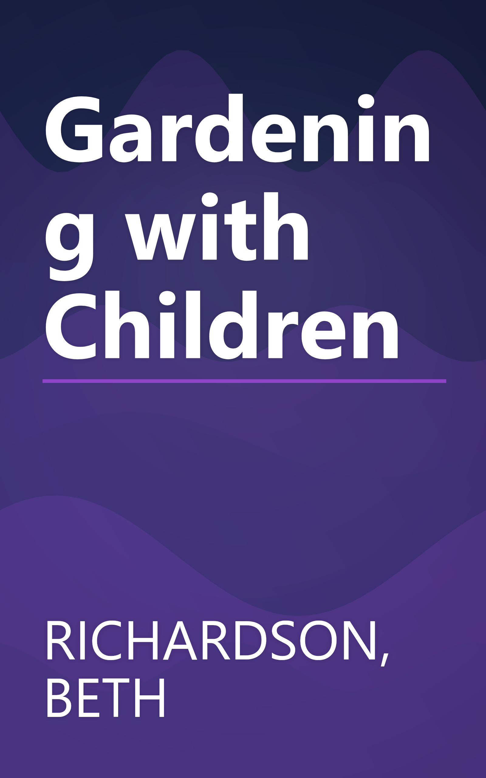 Gardening with Children book cover