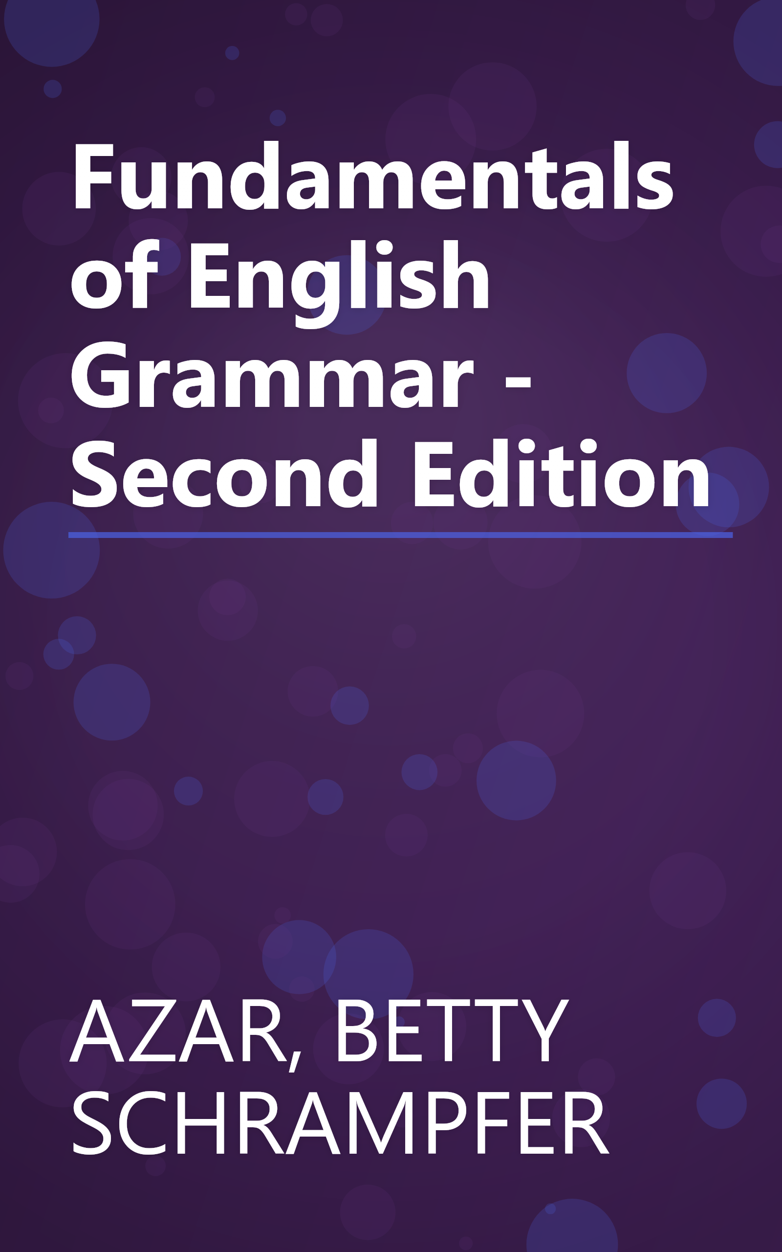 Fundamentals of English Grammar - Second Edition book cover