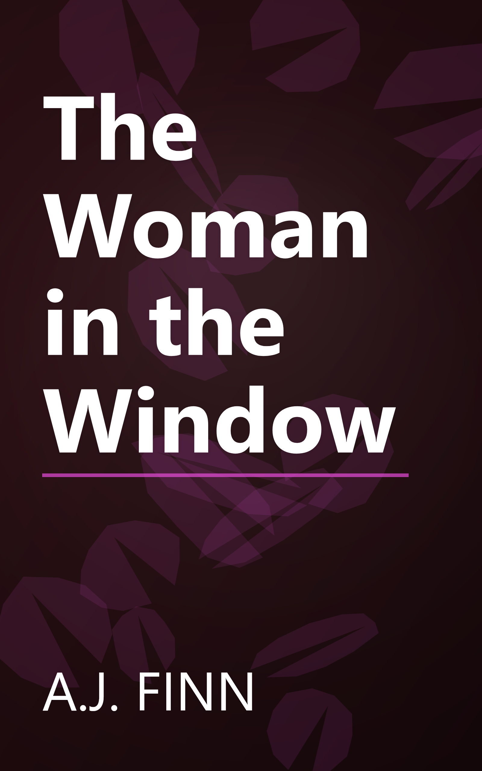 The Woman in the Window book cover