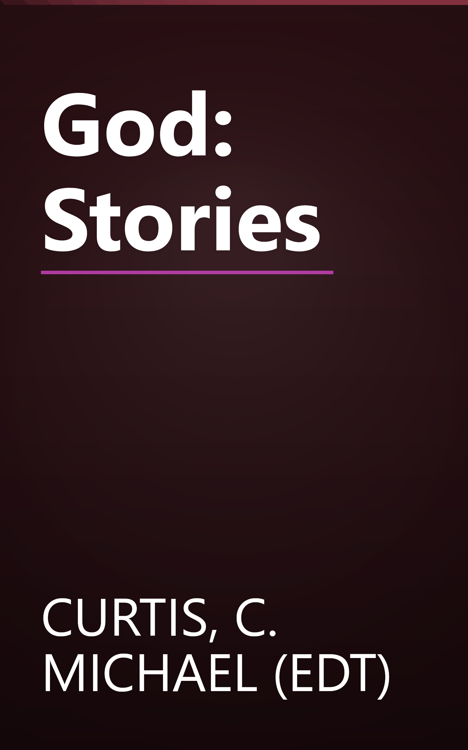 God: Stories book cover
