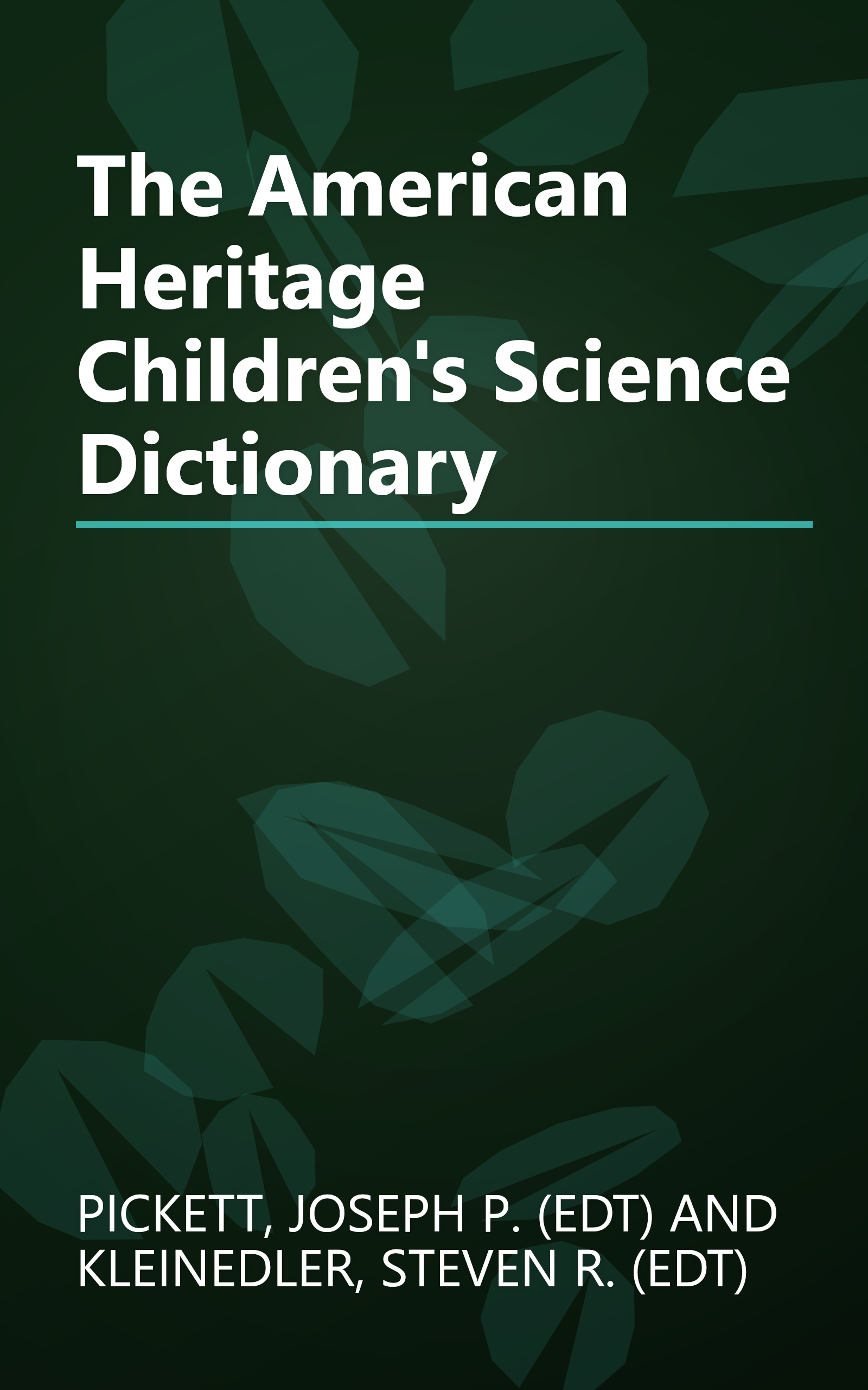 The American Heritage Children's Science Dictionary book cover