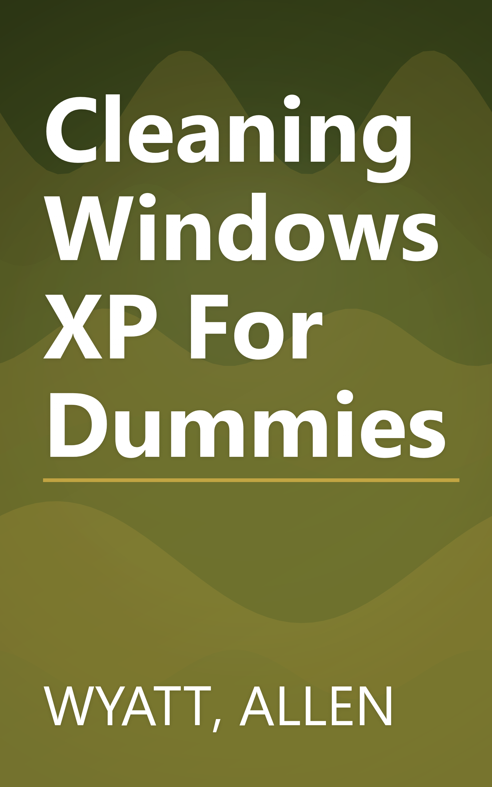 Cleaning Windows XP For Dummies book cover