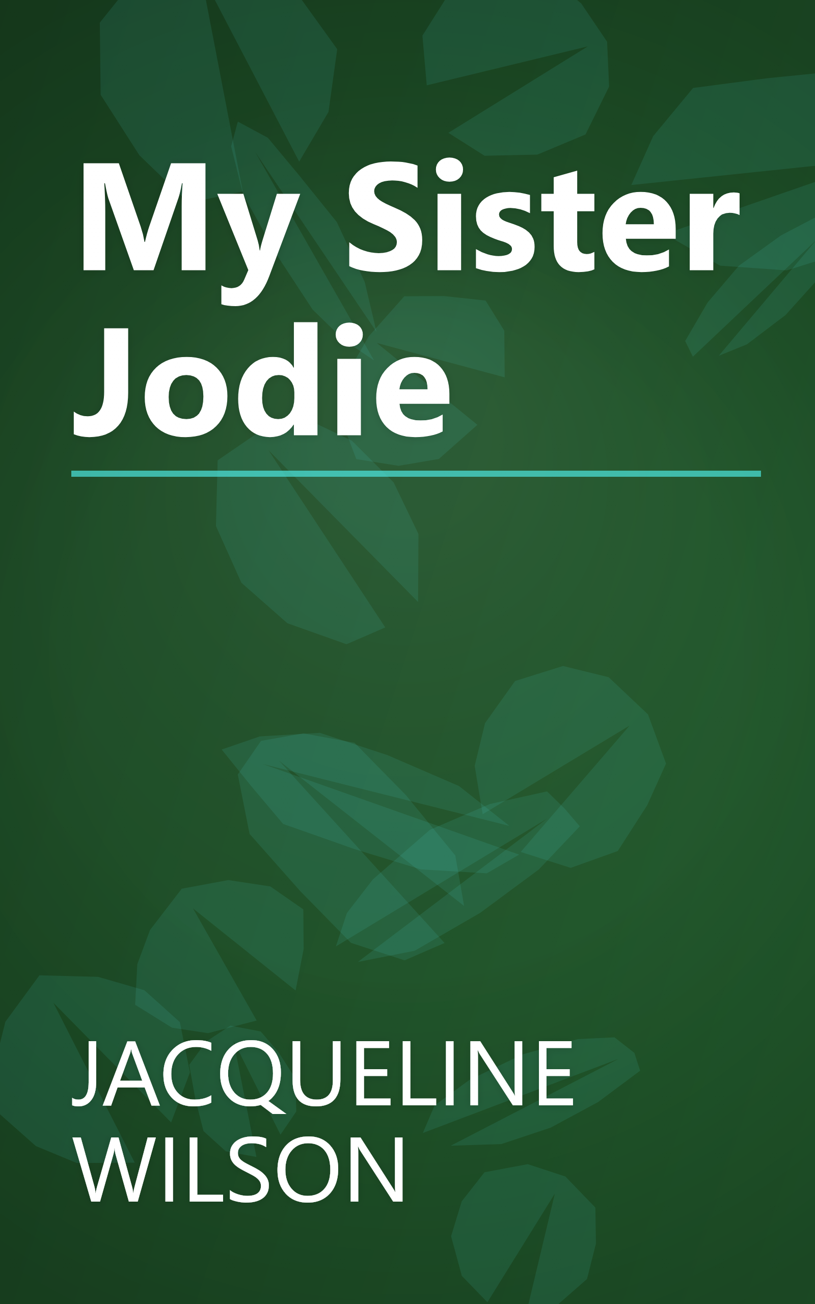 My Sister Jodie book cover