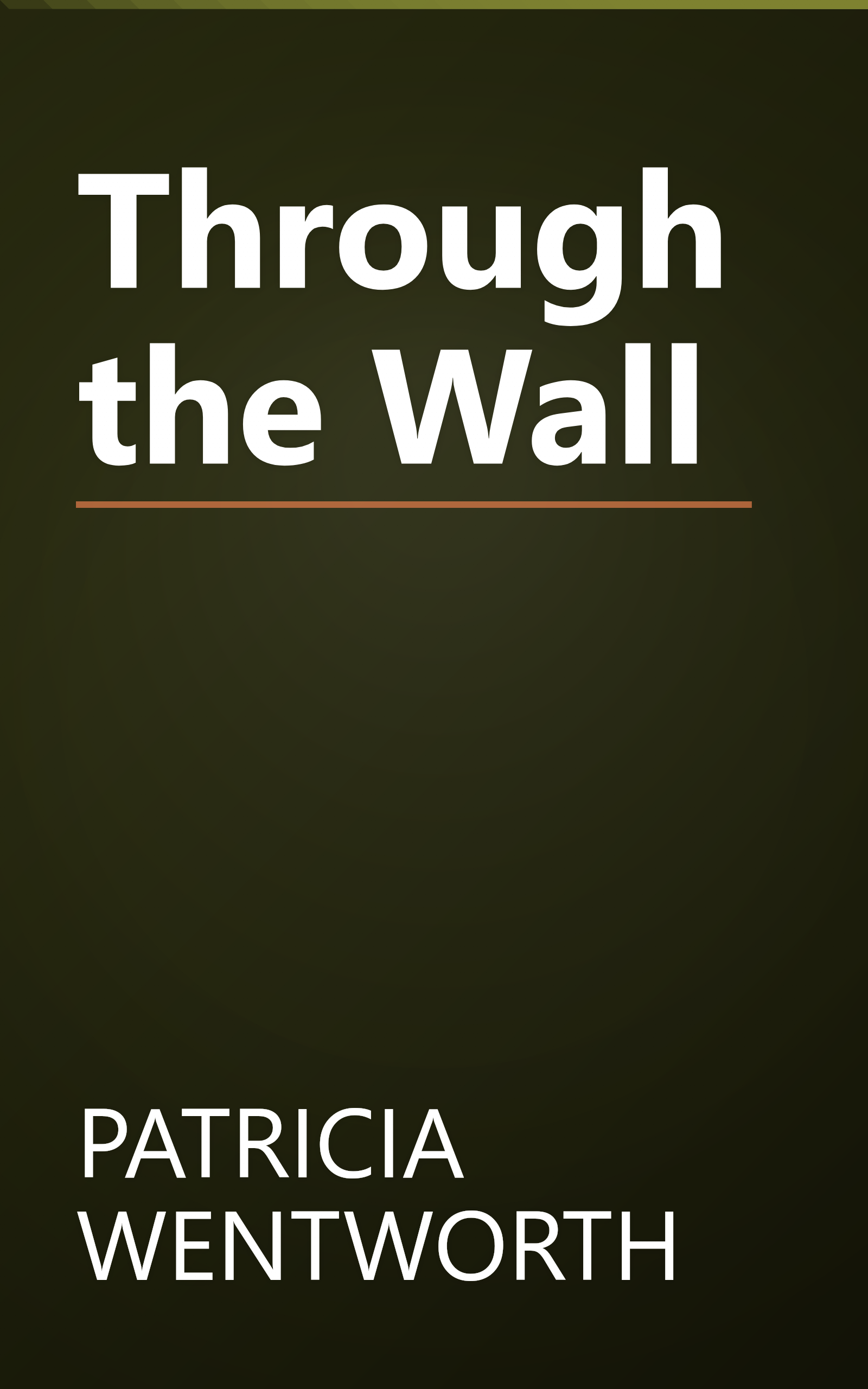 Through the Wall book cover