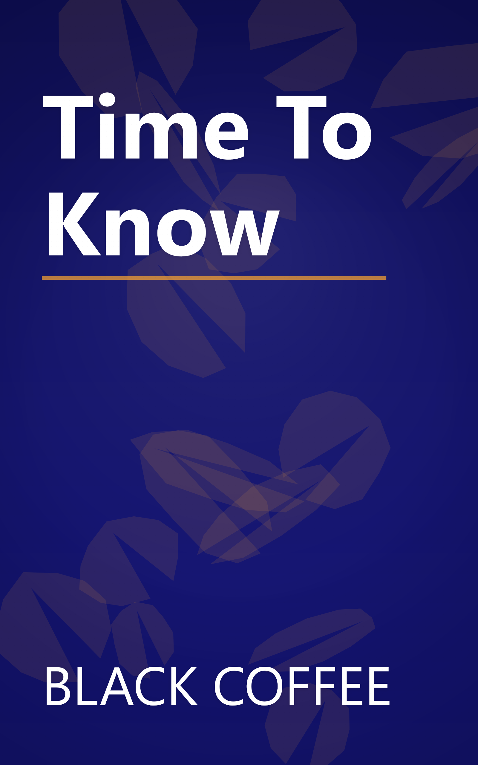 Time To Know book cover