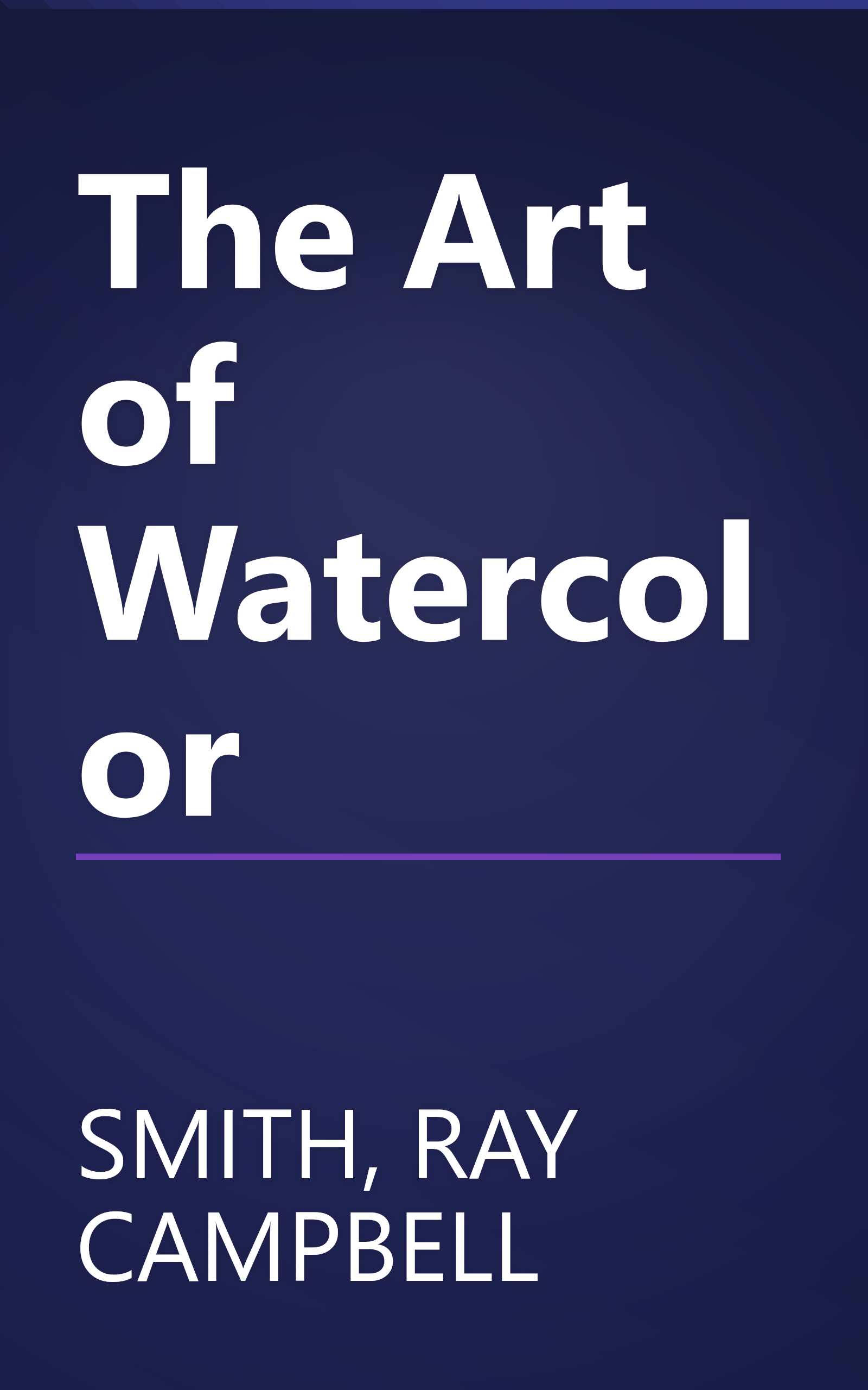 The Art of Watercolor book cover