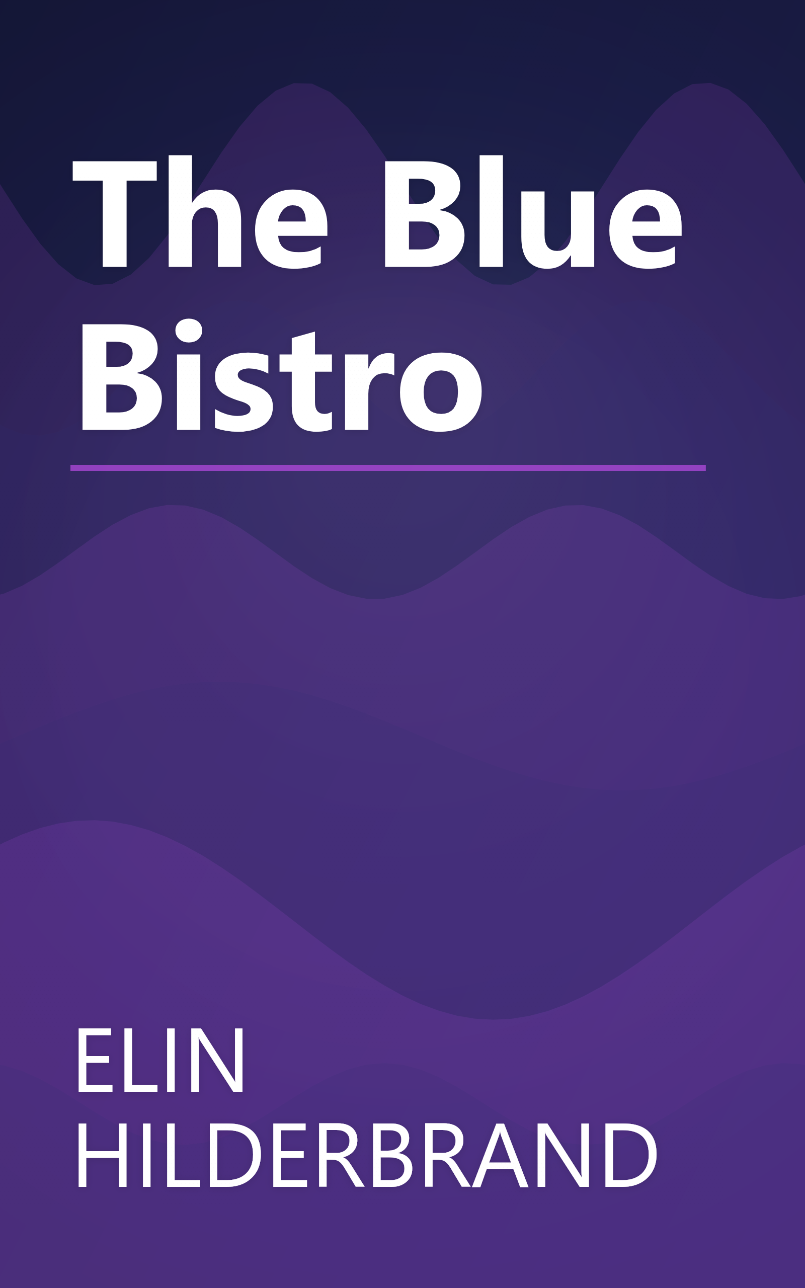 The Blue Bistro book cover