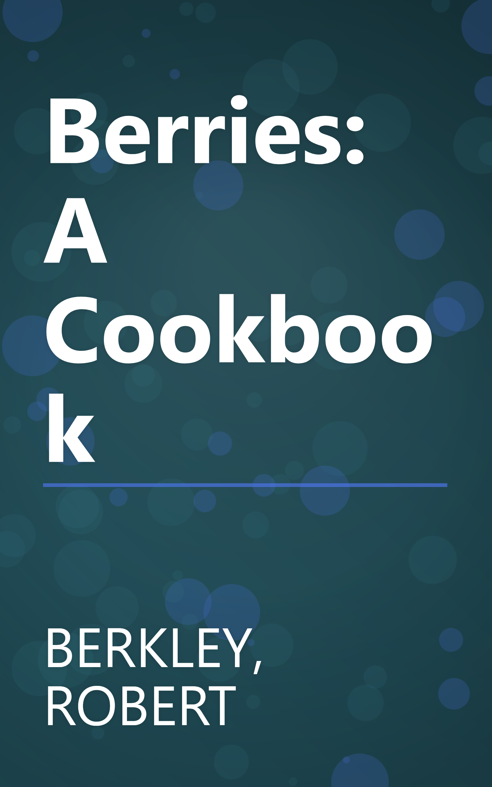 Berries: A Cookbook book cover