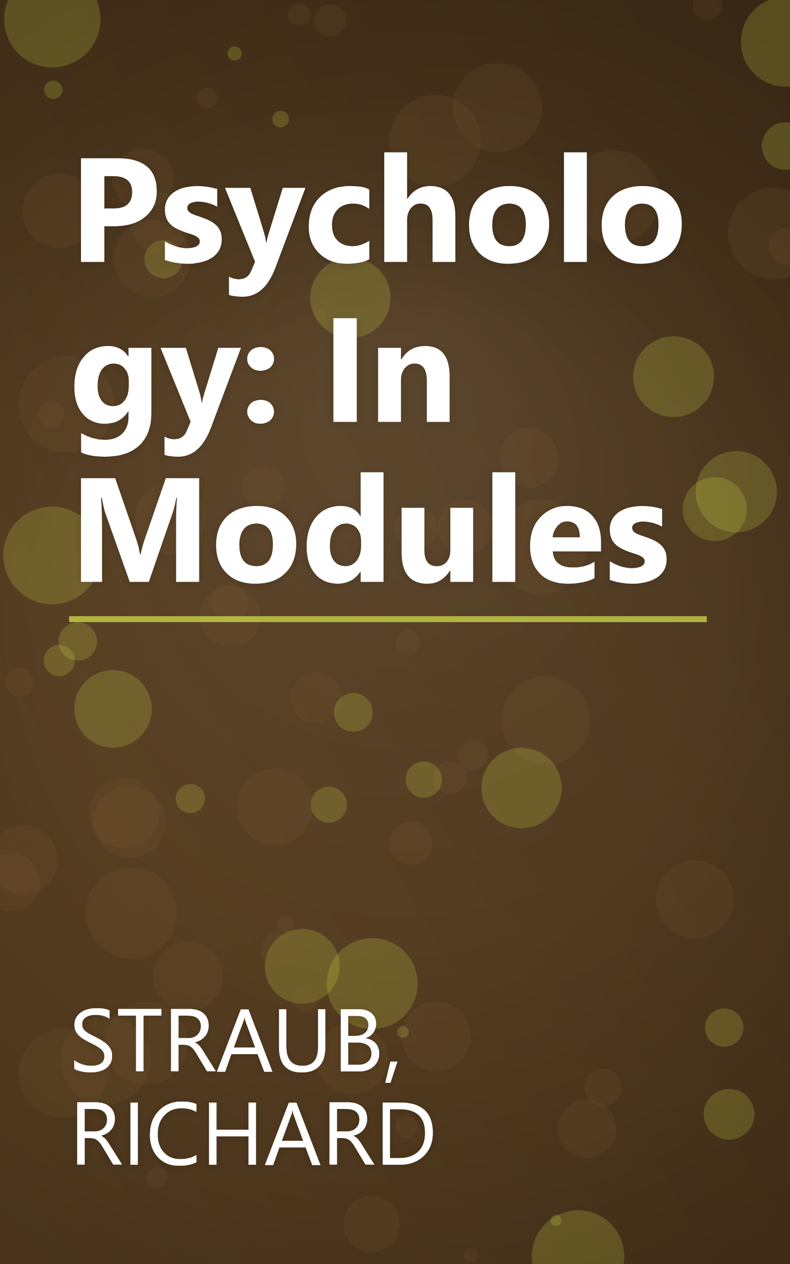 Psychology: In Modules book cover