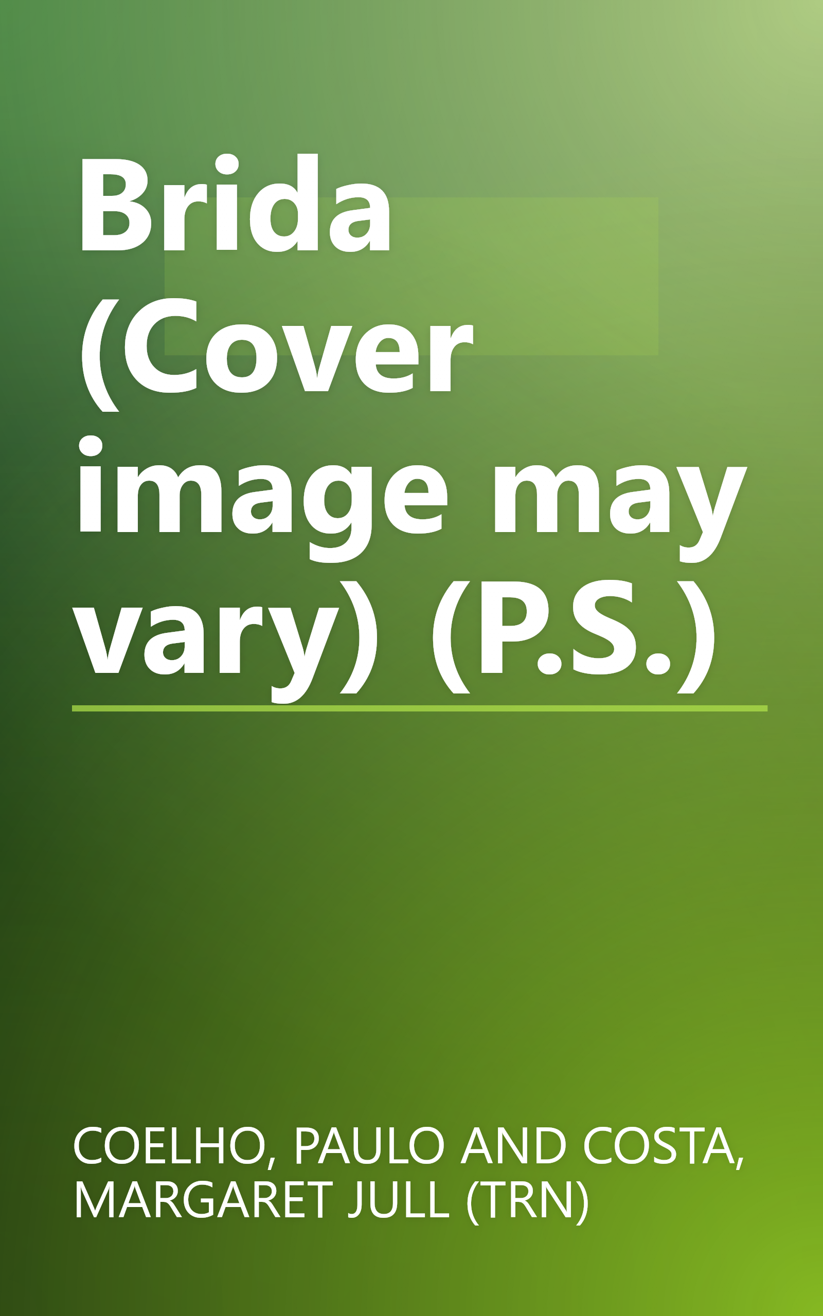 Brida (Cover image may vary) (P.S.) book cover