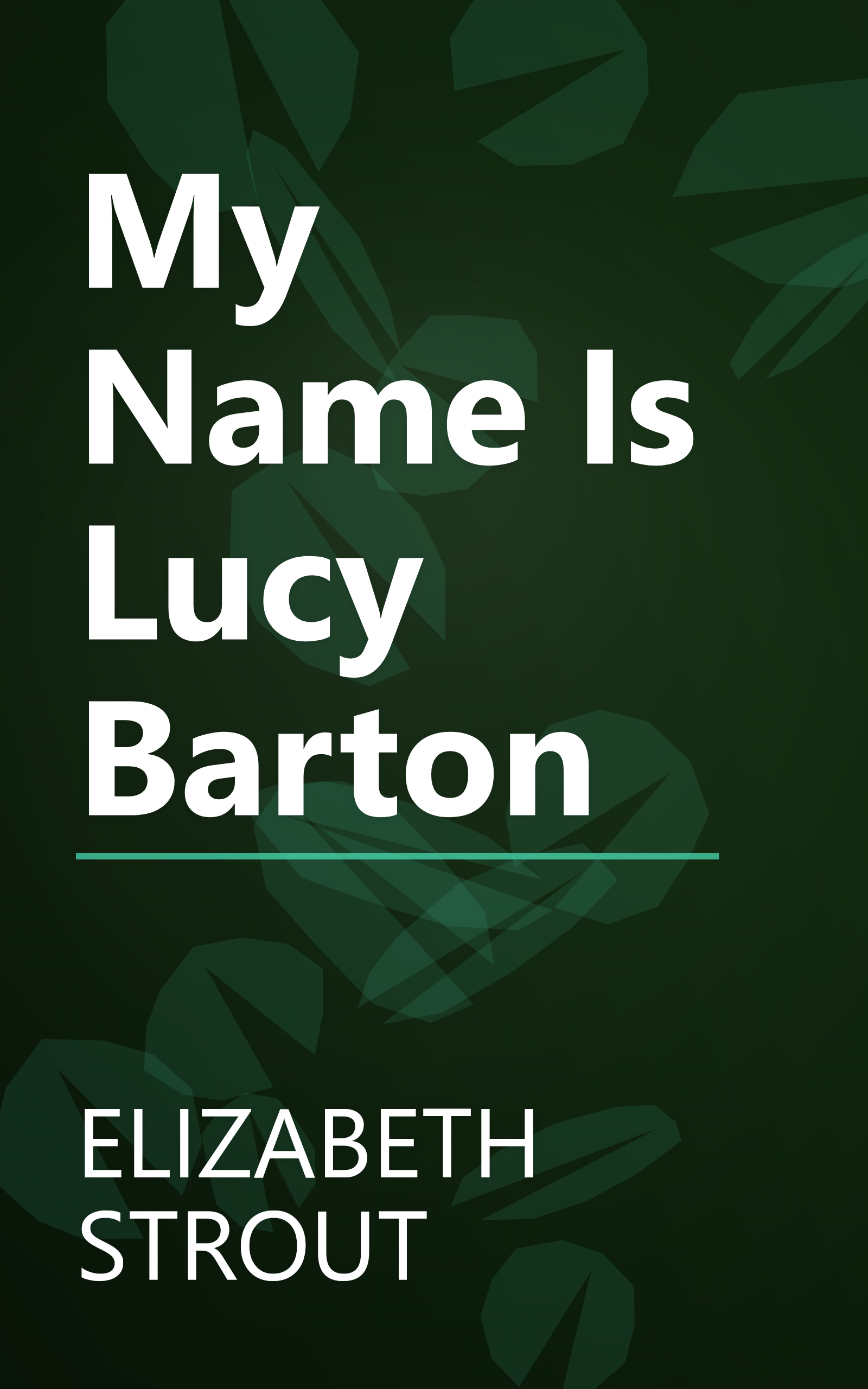 My Name Is Lucy Barton book cover