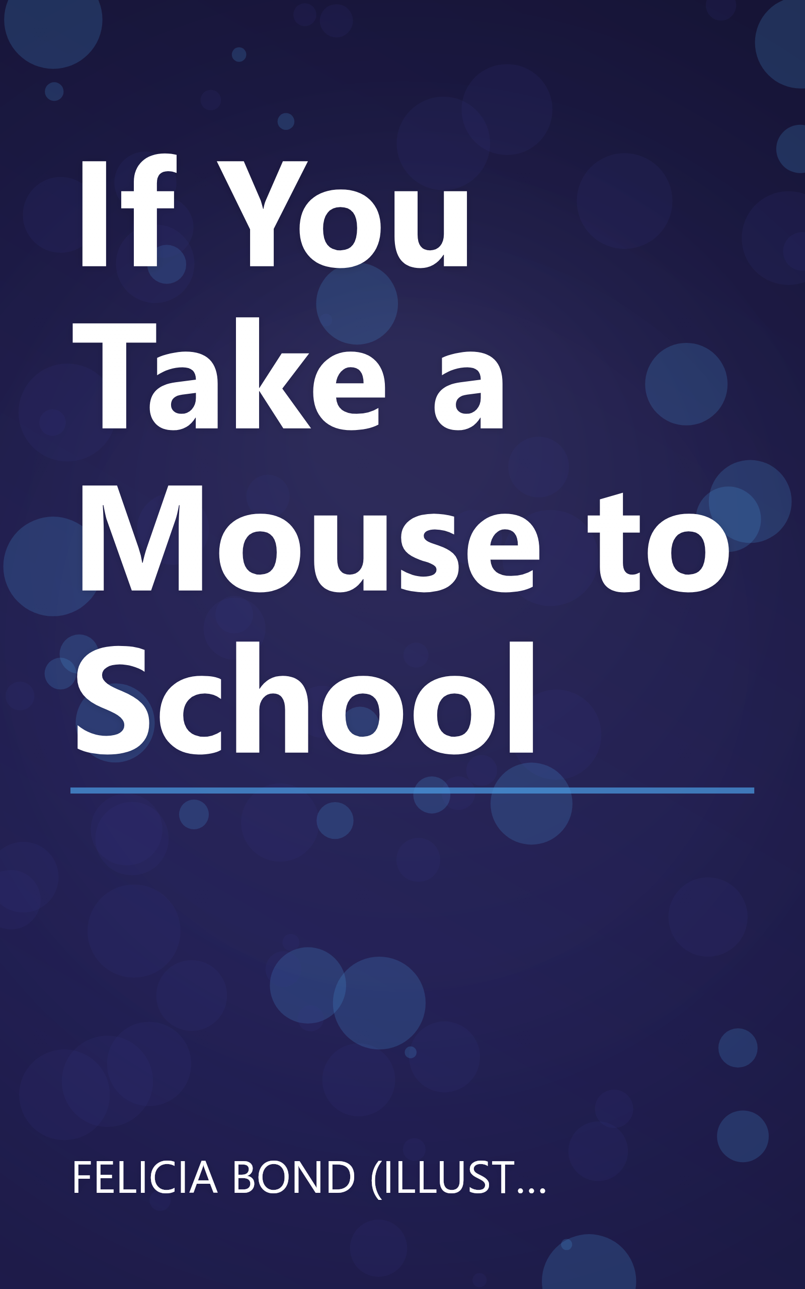 If You Take a Mouse to School book cover