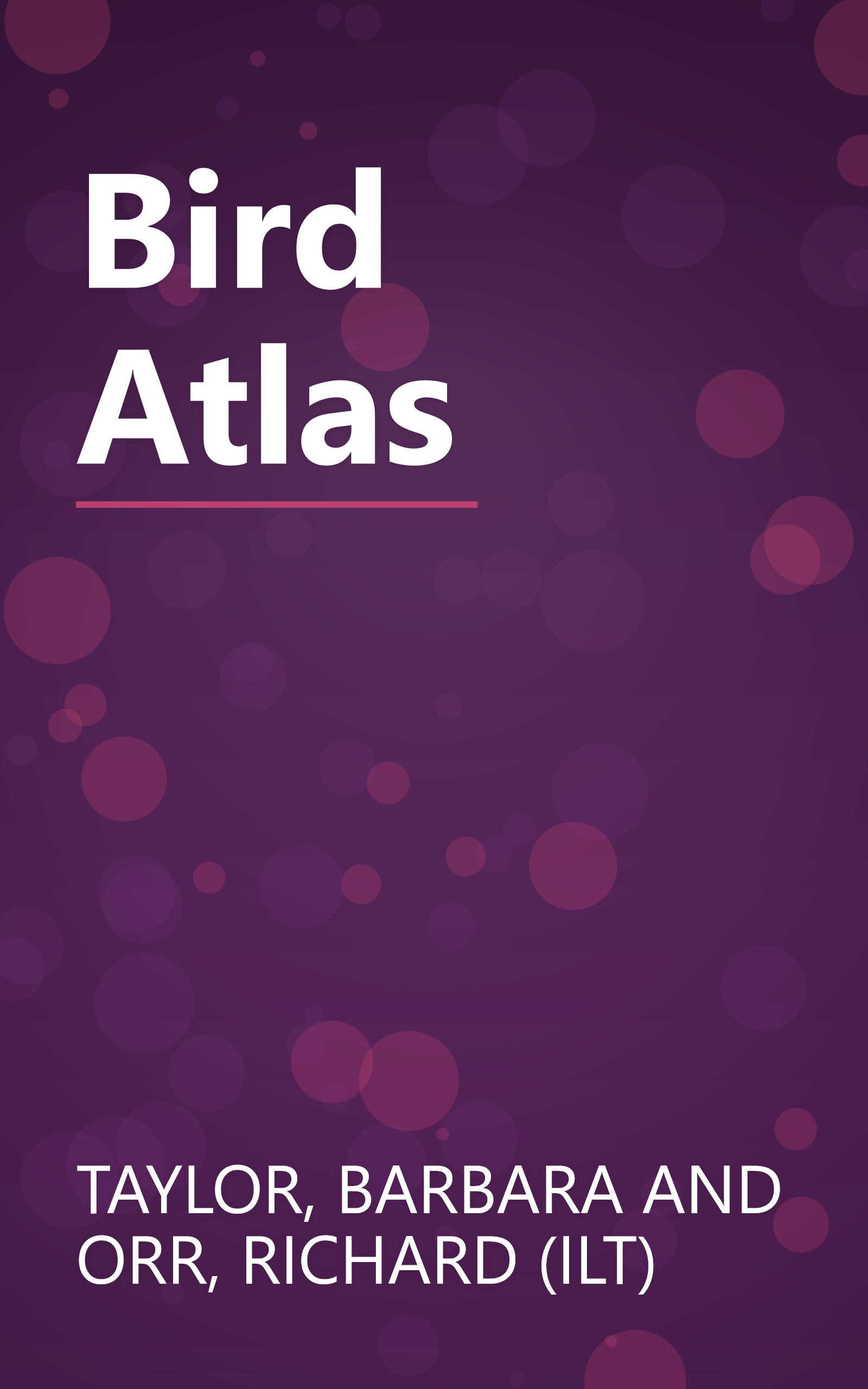 Bird Atlas book cover