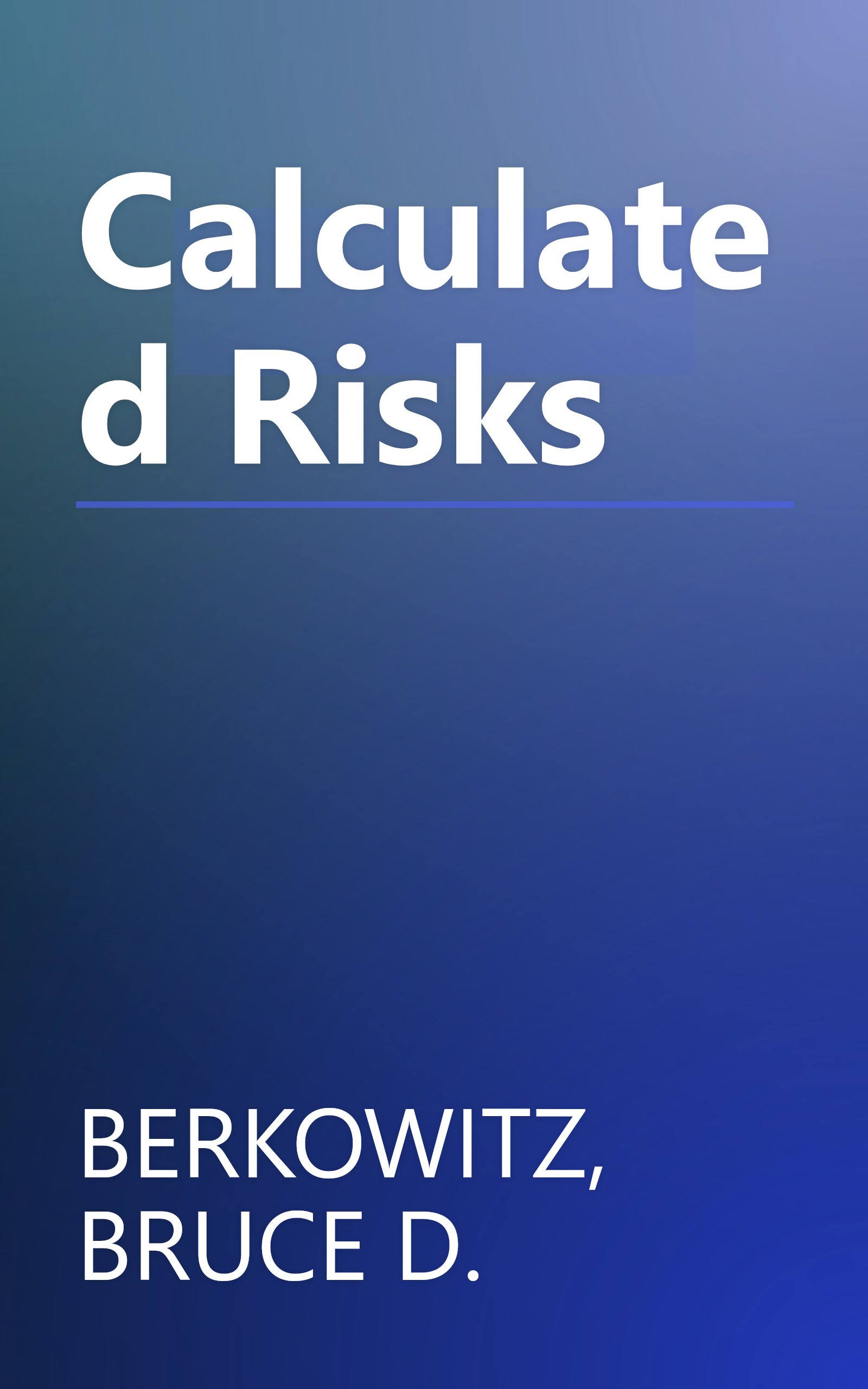 Calculated Risks book cover