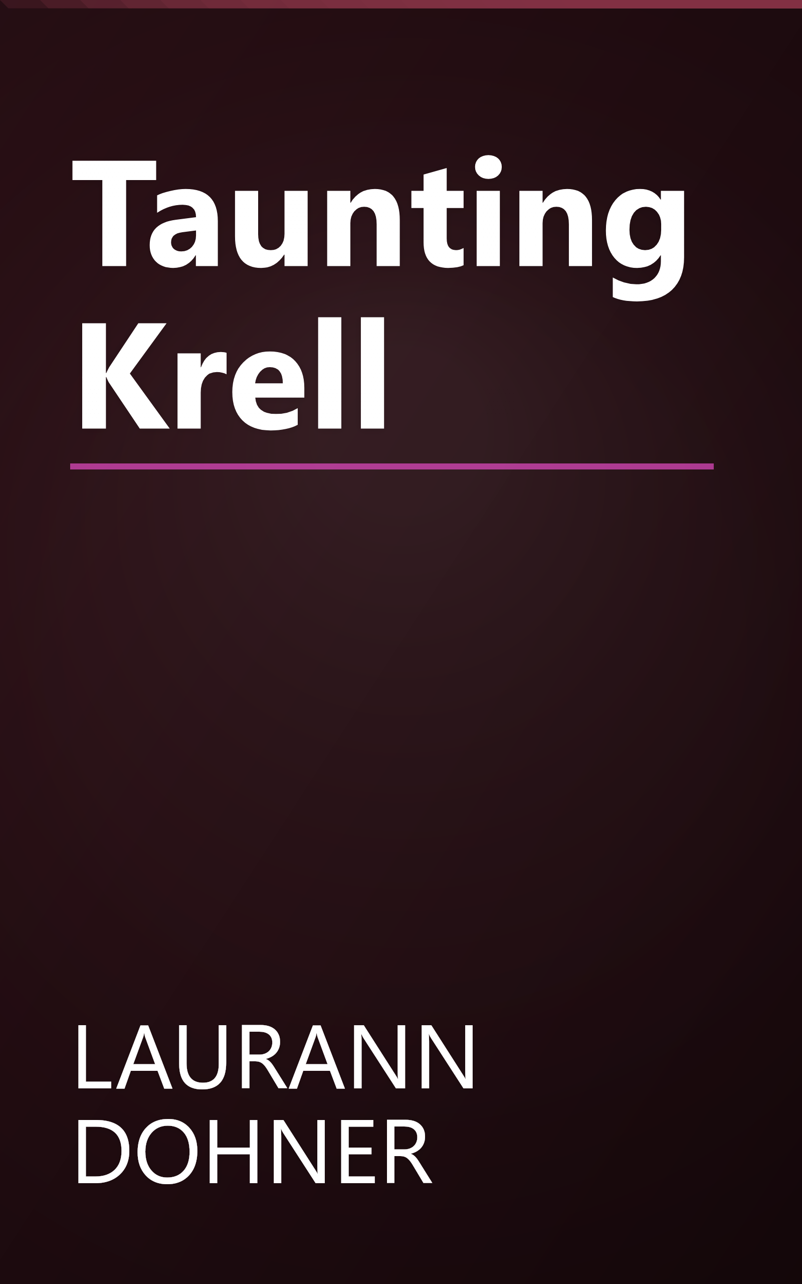 Taunting Krell book cover