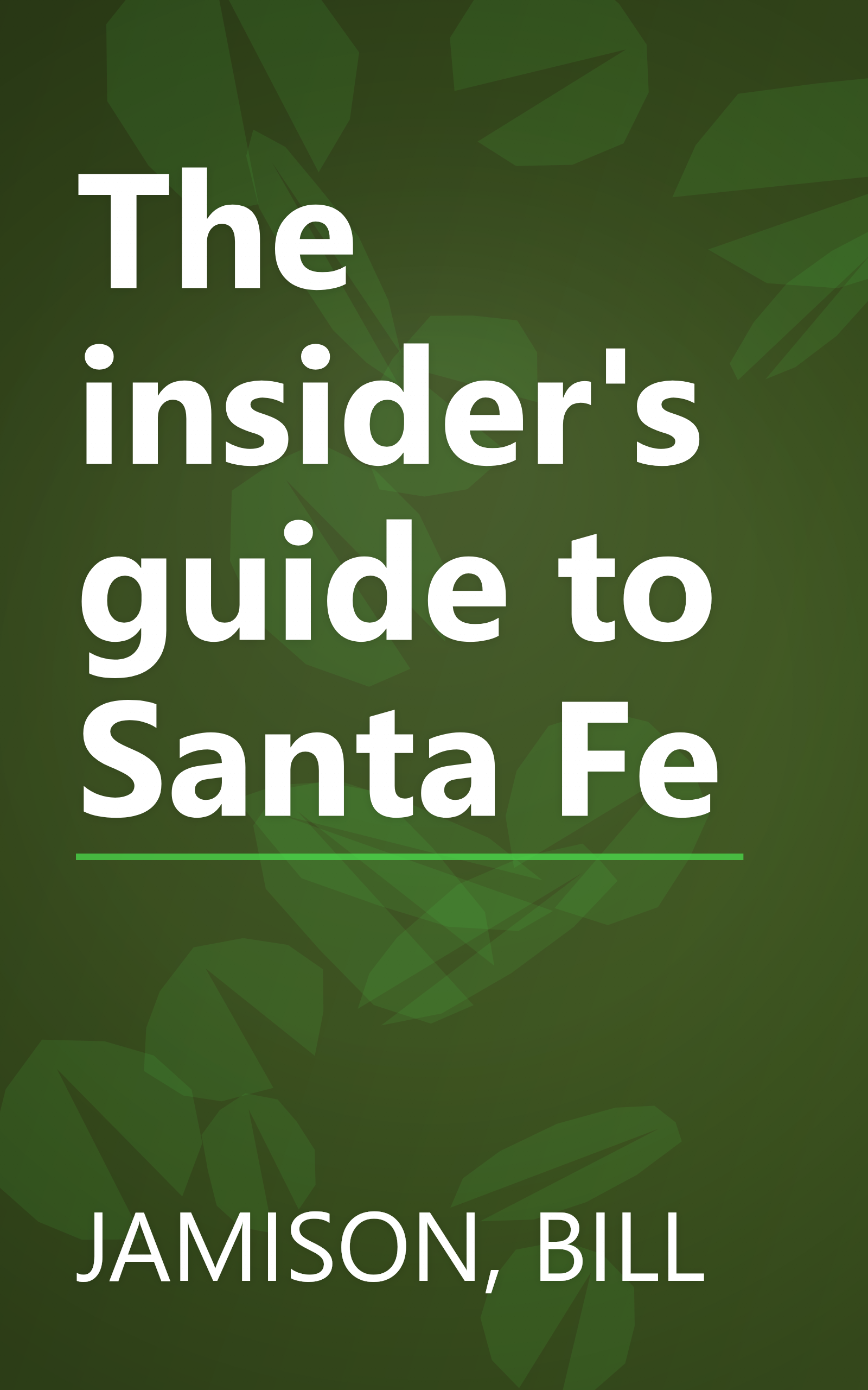 The insider's guide to Santa Fe book cover