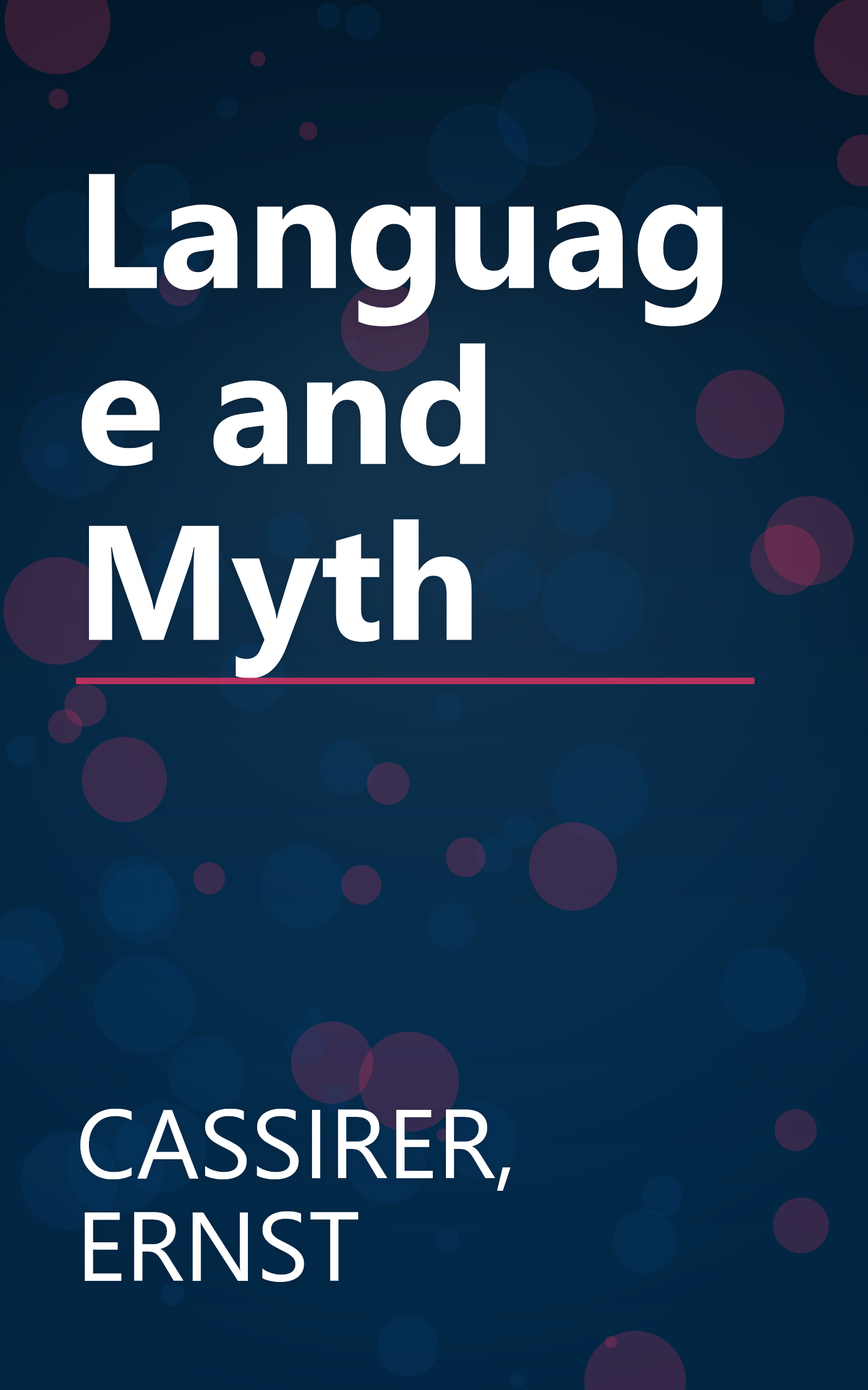 Language and Myth book cover