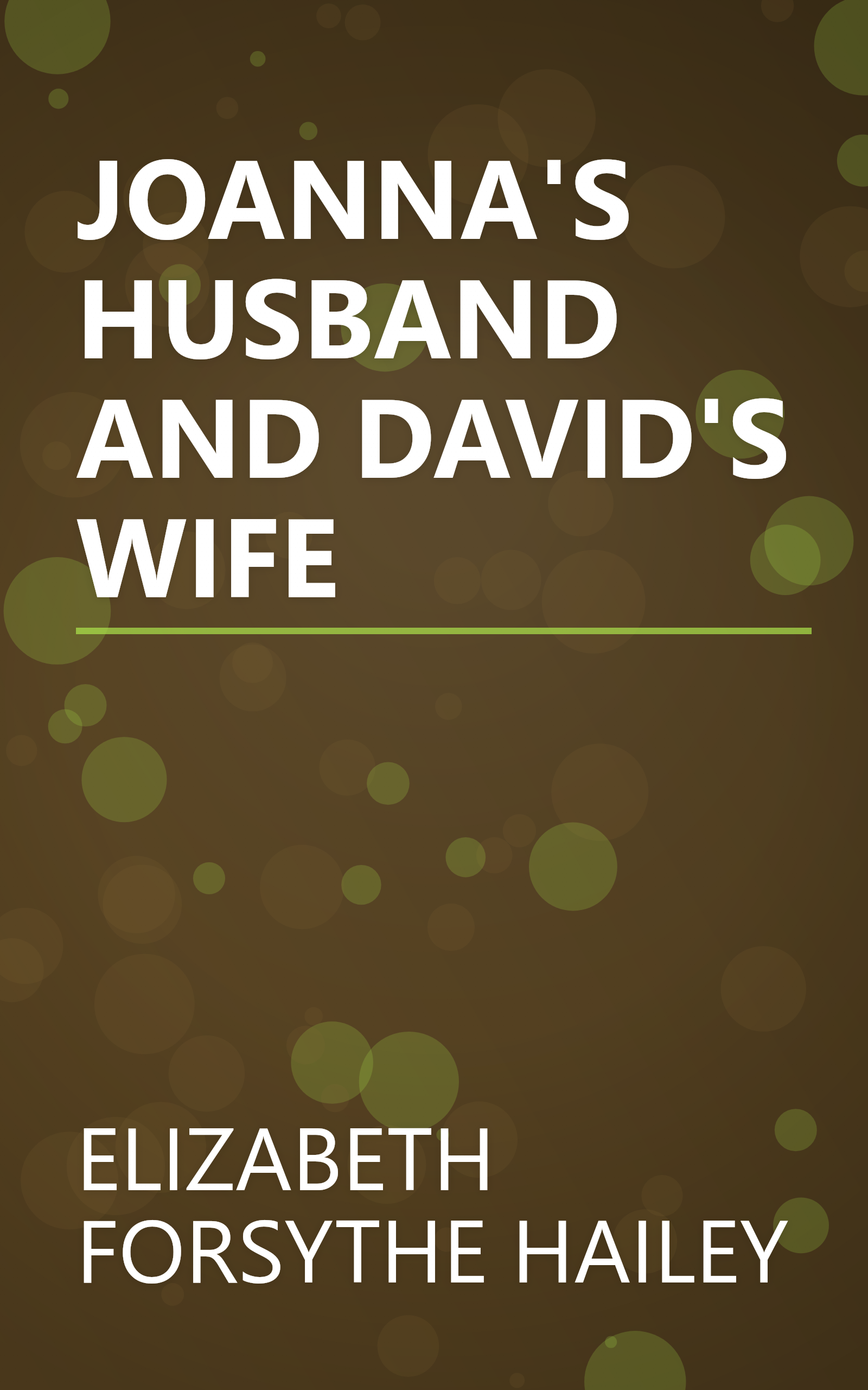 JOANNA'S HUSBAND AND DAVID'S WIFE book cover