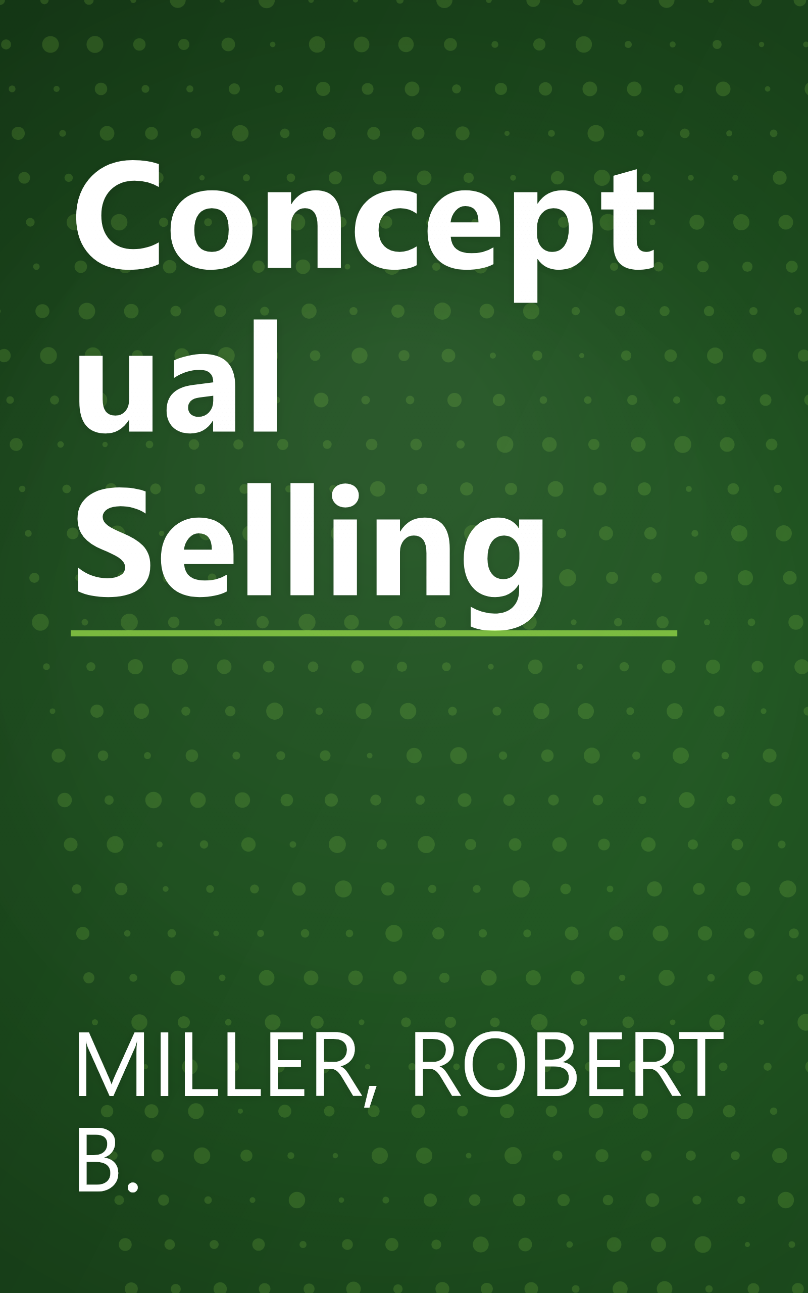 Conceptual Selling book cover