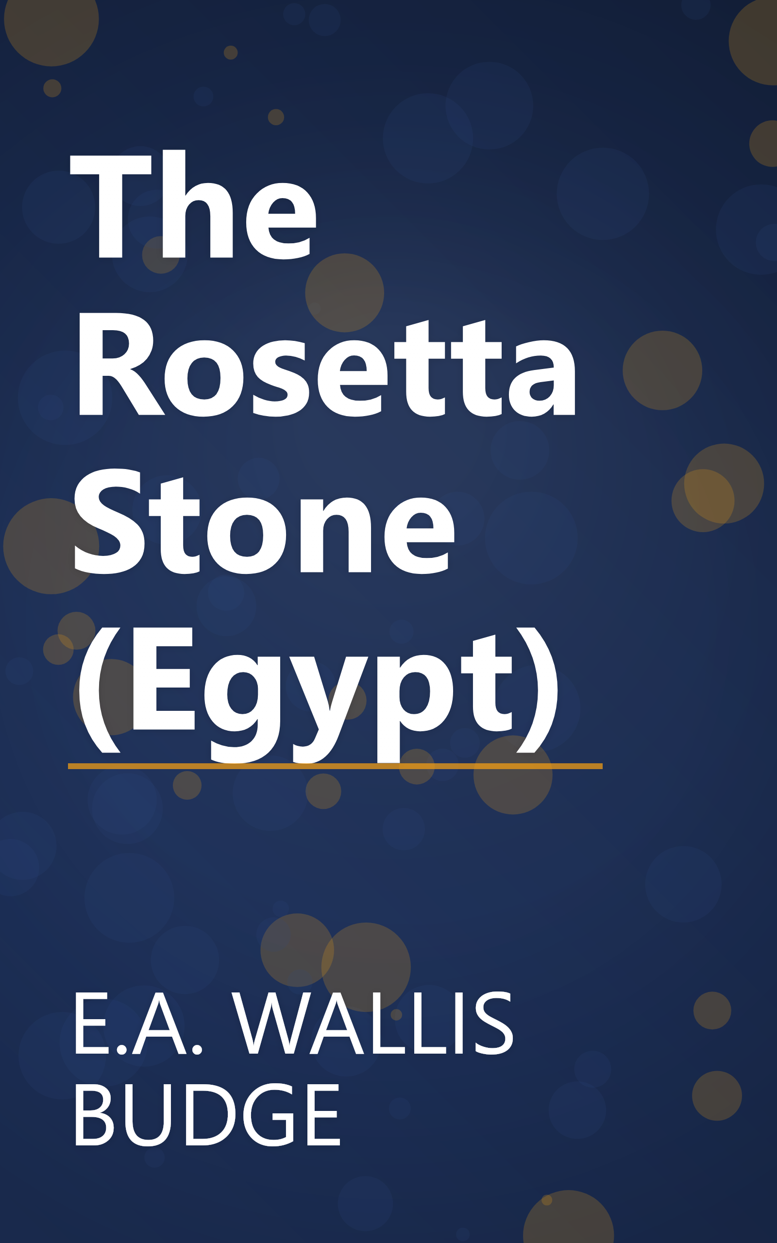 The Rosetta Stone (Egypt) book cover